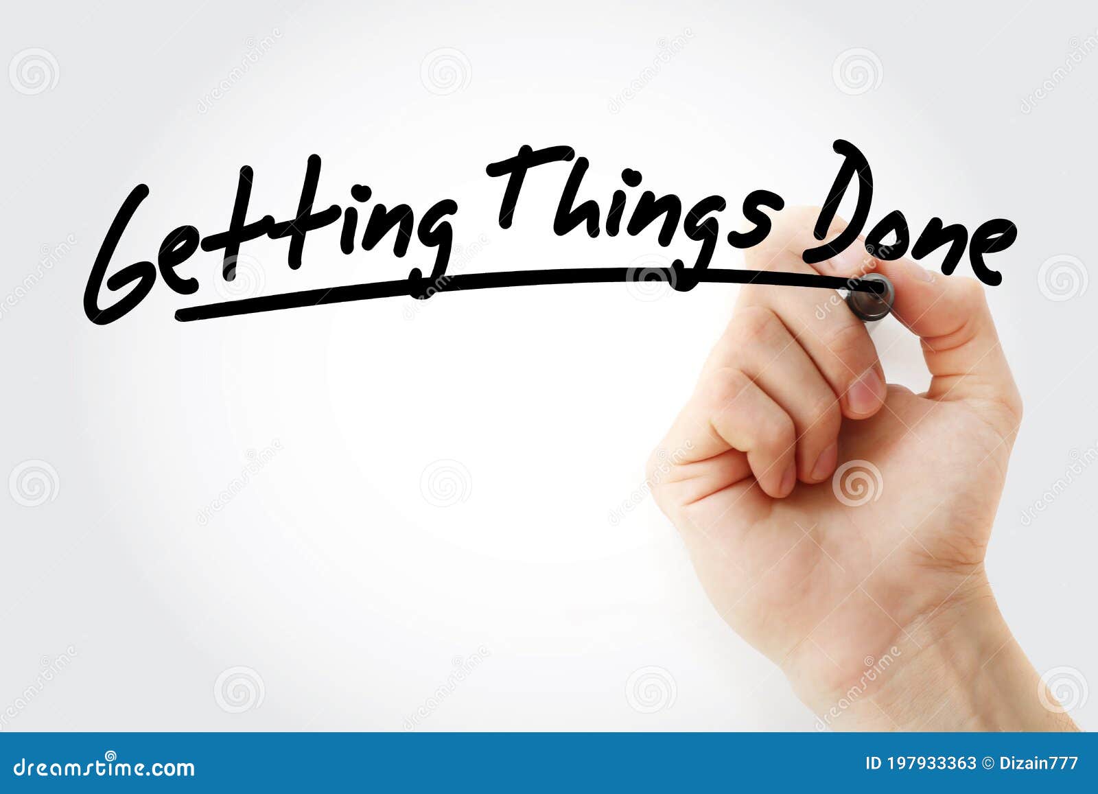 Getting Things Done. Royalty-Free Stock Photography | CartoonDealer.com ...