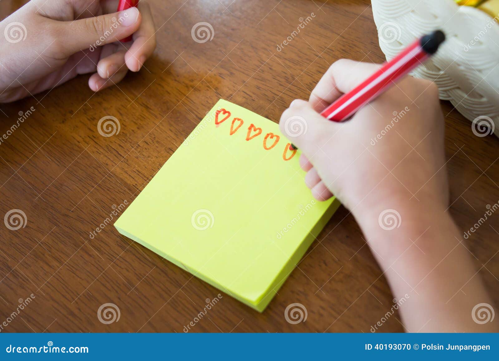 Hand writing stock photo. Image of girl, child, education - 40193070