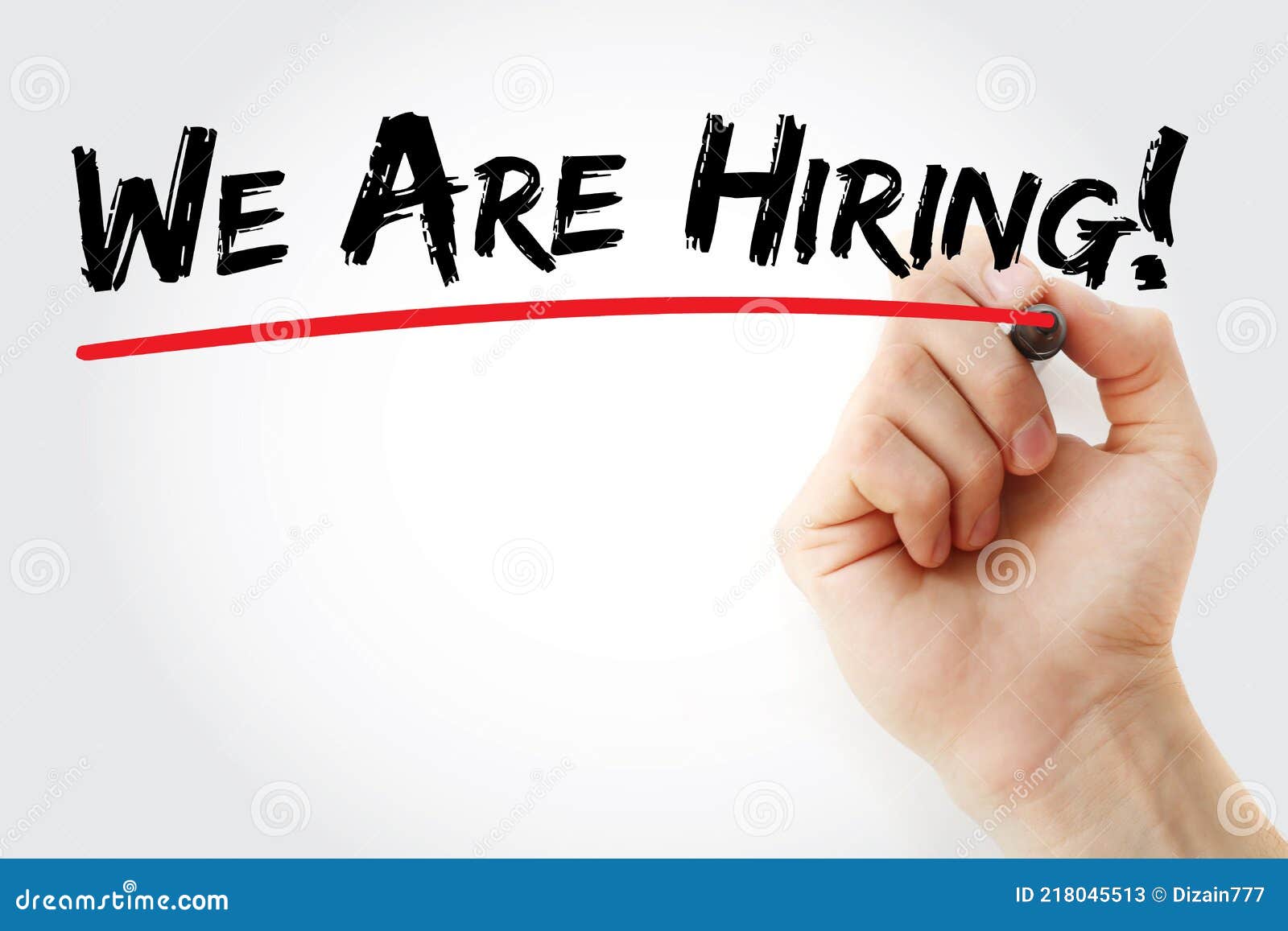Hand Writing we are Hiring! with Marker, Business Concept Stock Image ... Hand Writing we are Hiring! with Marker, Business Concept Stock Image ...