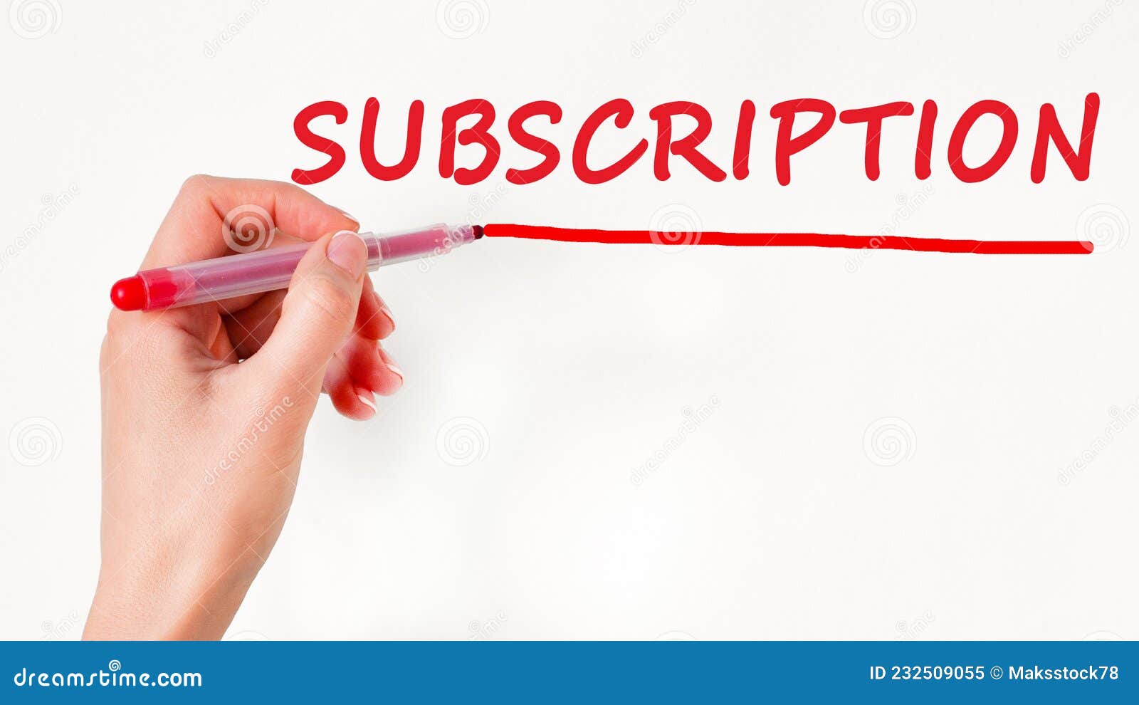 Hand Writing Inscription Subscription with Marker, Concept, the Letters ...