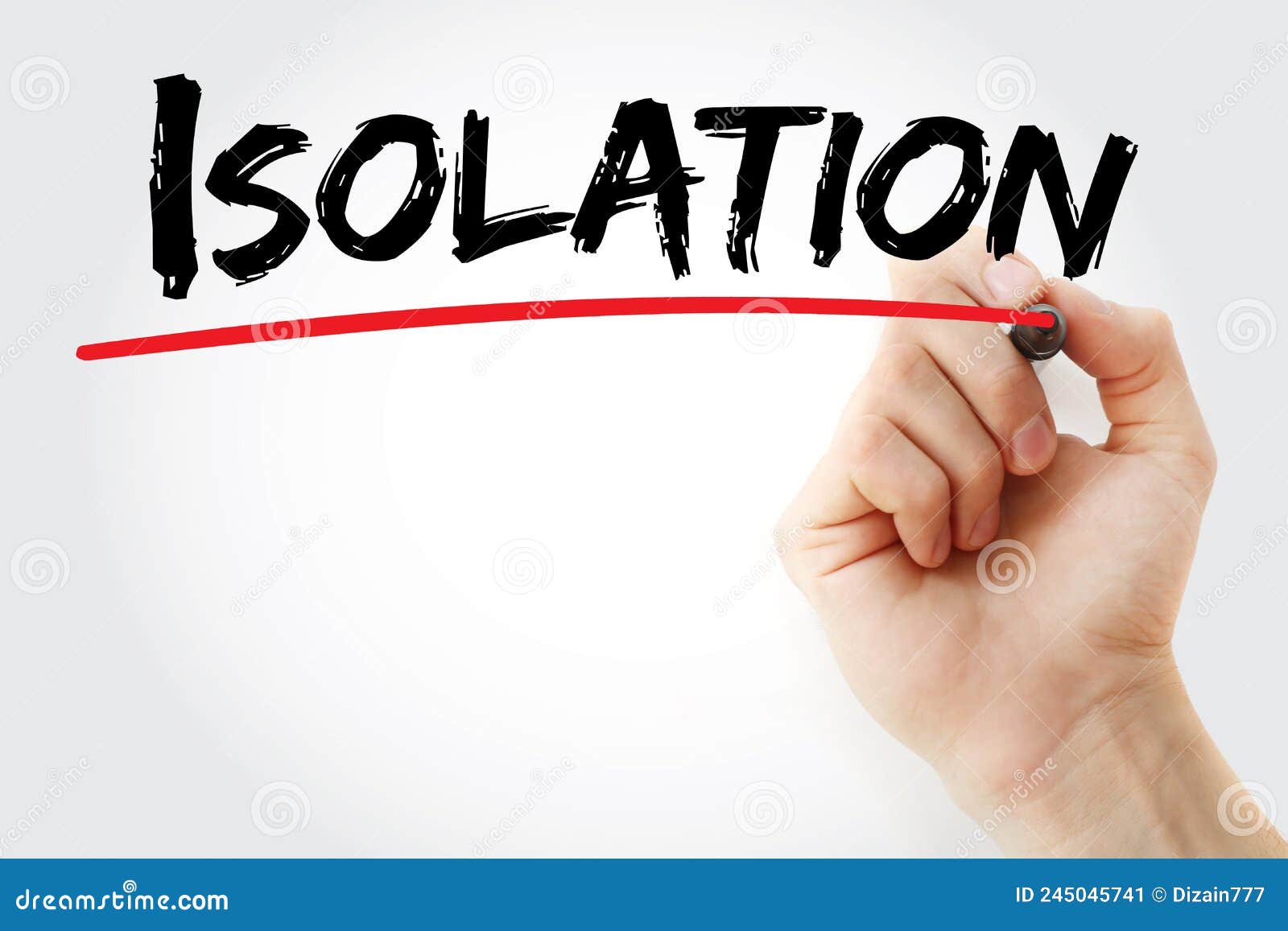 Hand Writing Isolation with Marker, Concept Background Stock Image ...