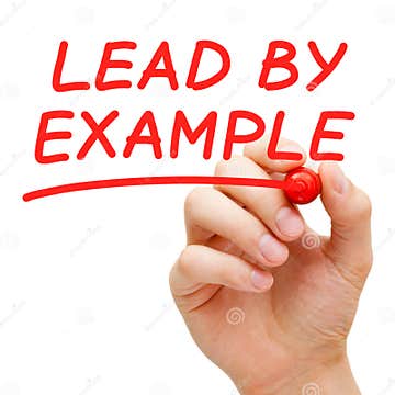 Lead by Example stock image. Image of concept, hand, advice - 29834537