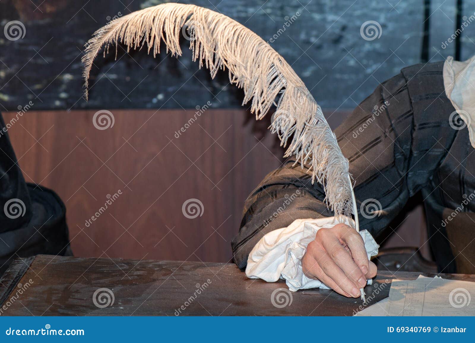 Plume And Hand Written Letter Stock Photography | CartoonDealer.com ...