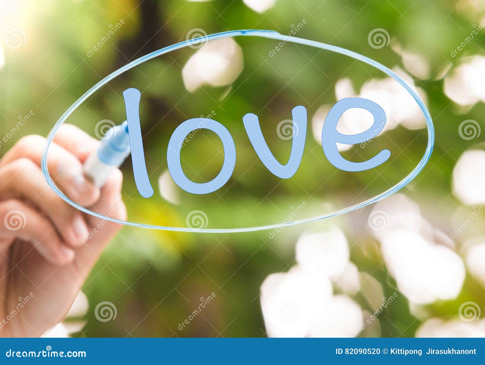 Hand writing love stock photo. Image of abstract, text - 82090520