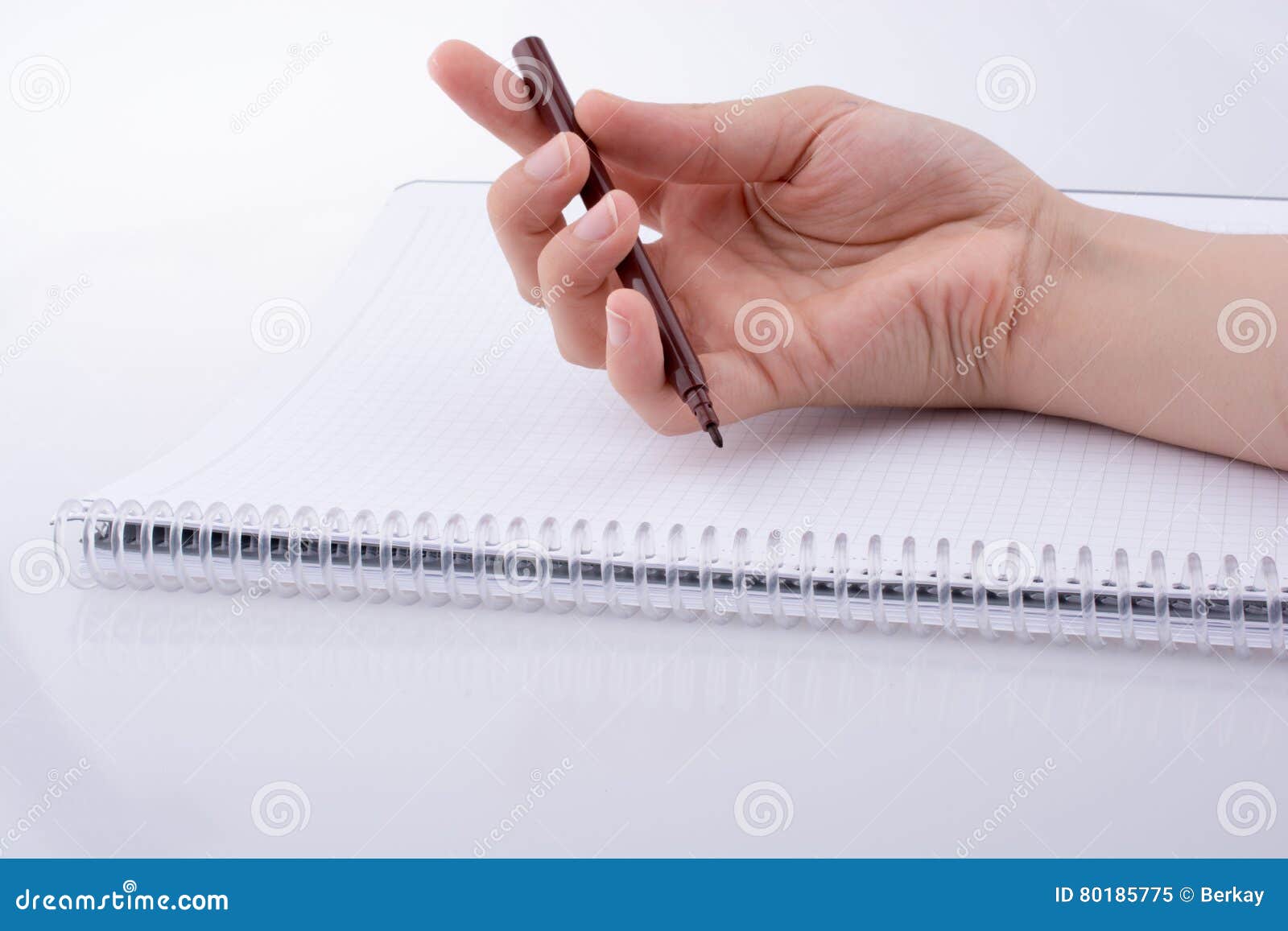 Hand writing on a notebook stock image. Image of human - 80185775