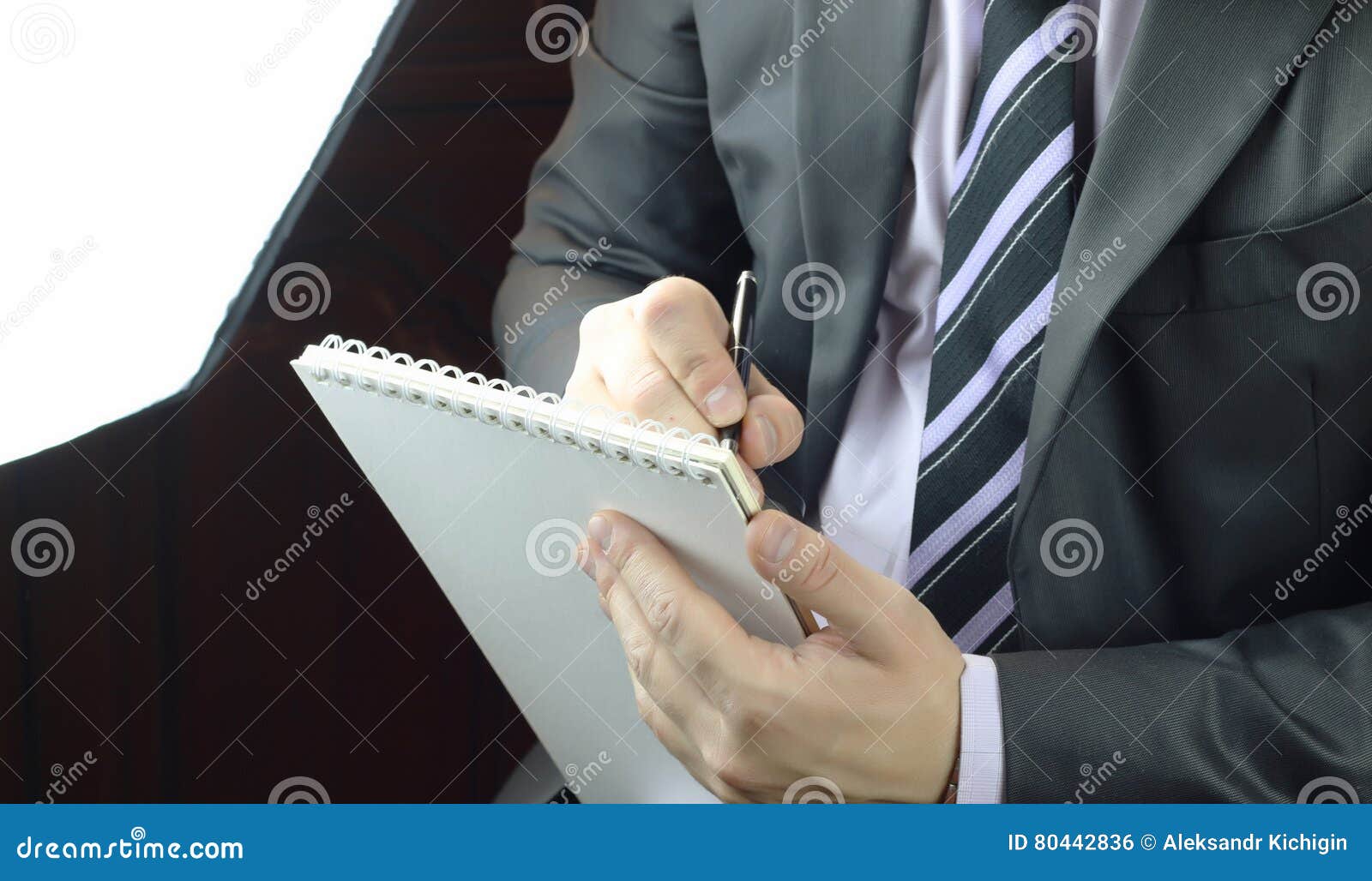Hand Writing Notes Journalist Stock Photo - Image of human, diary: 80442836