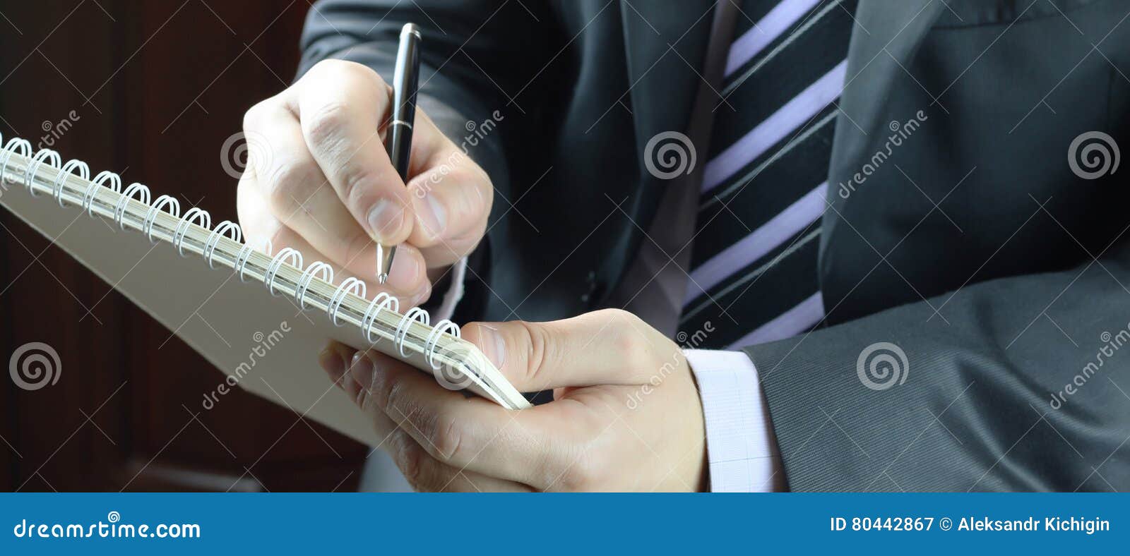 Hand Writing Notes Journalist Stock Image - Image of paperwork ...