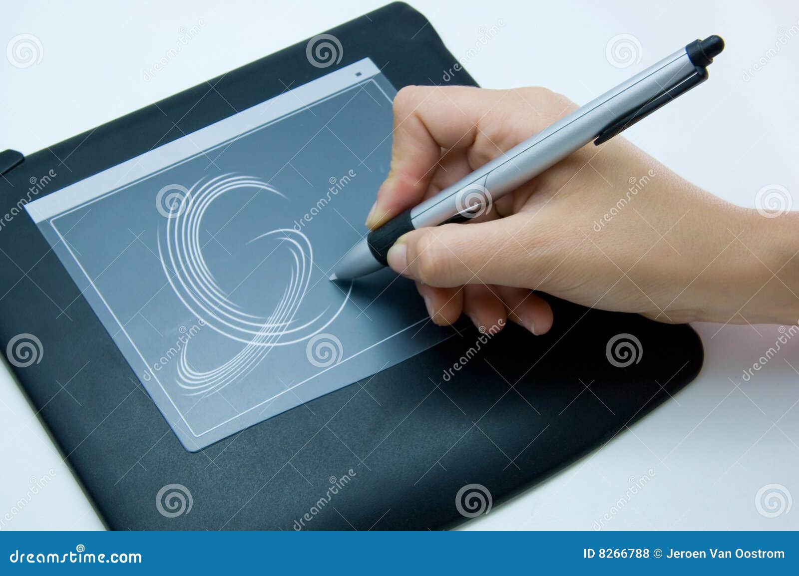 Hand writing on pad stock photo. Image of sketching, tablet - 8266788
