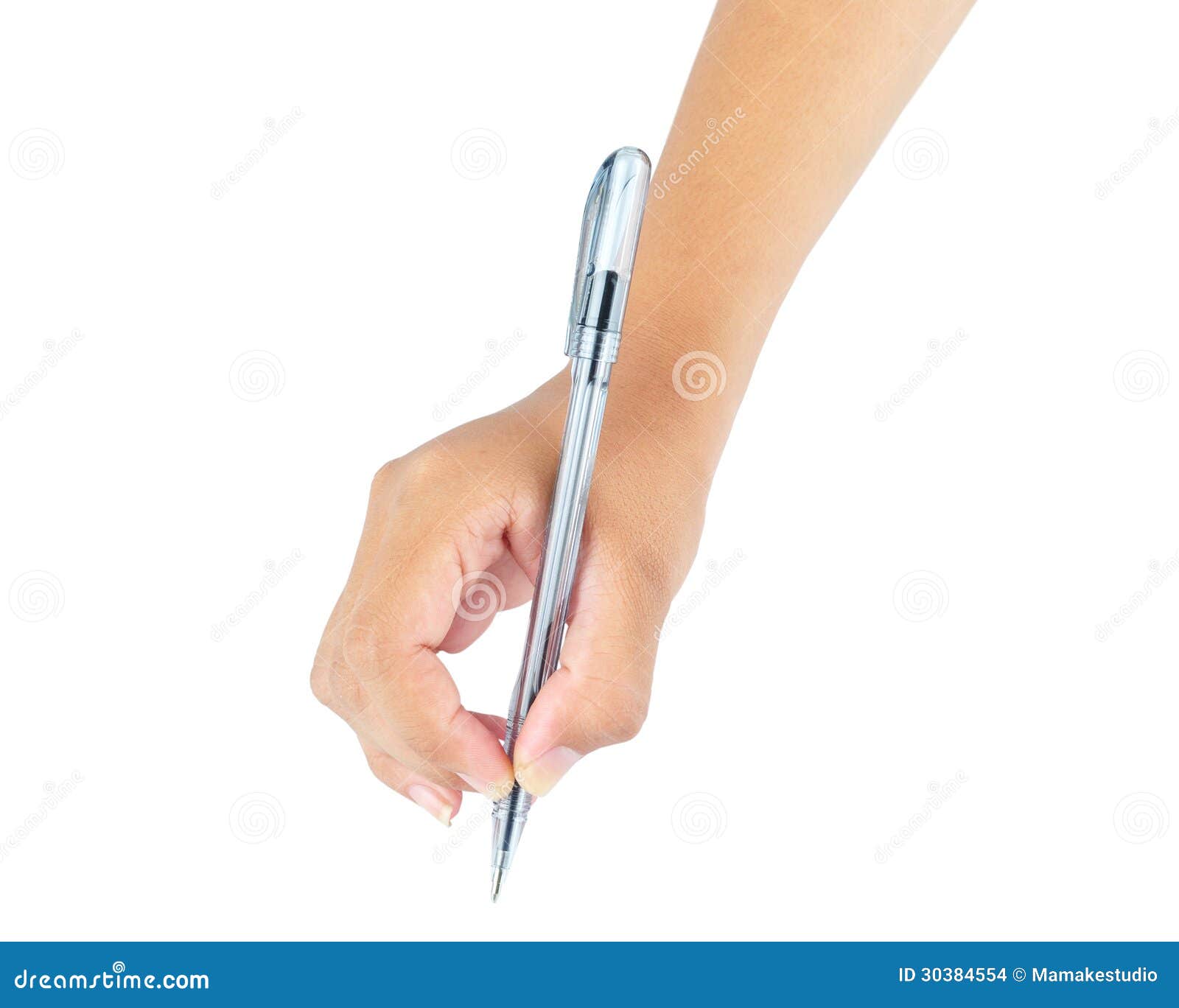 Hand writing with pen stock photo. Image of graphic, presentation ...