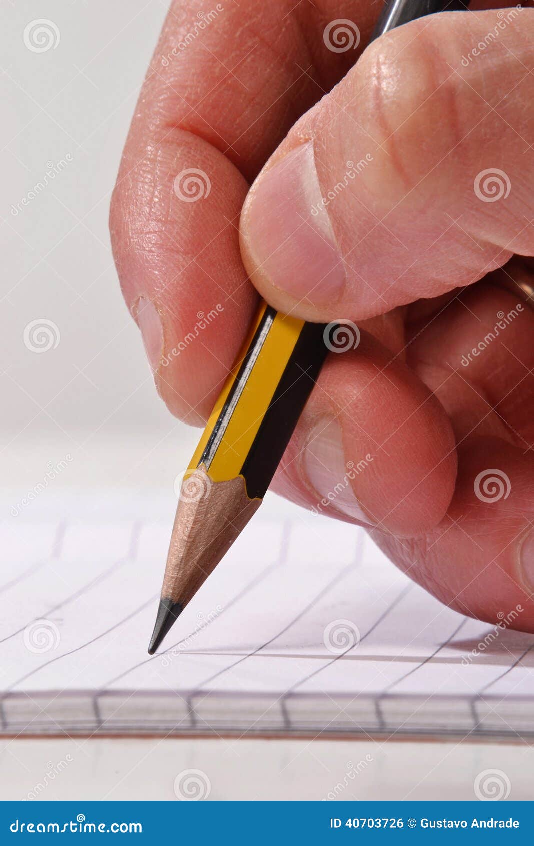 Hand writing. stock photo. Image of student, education - 40703726