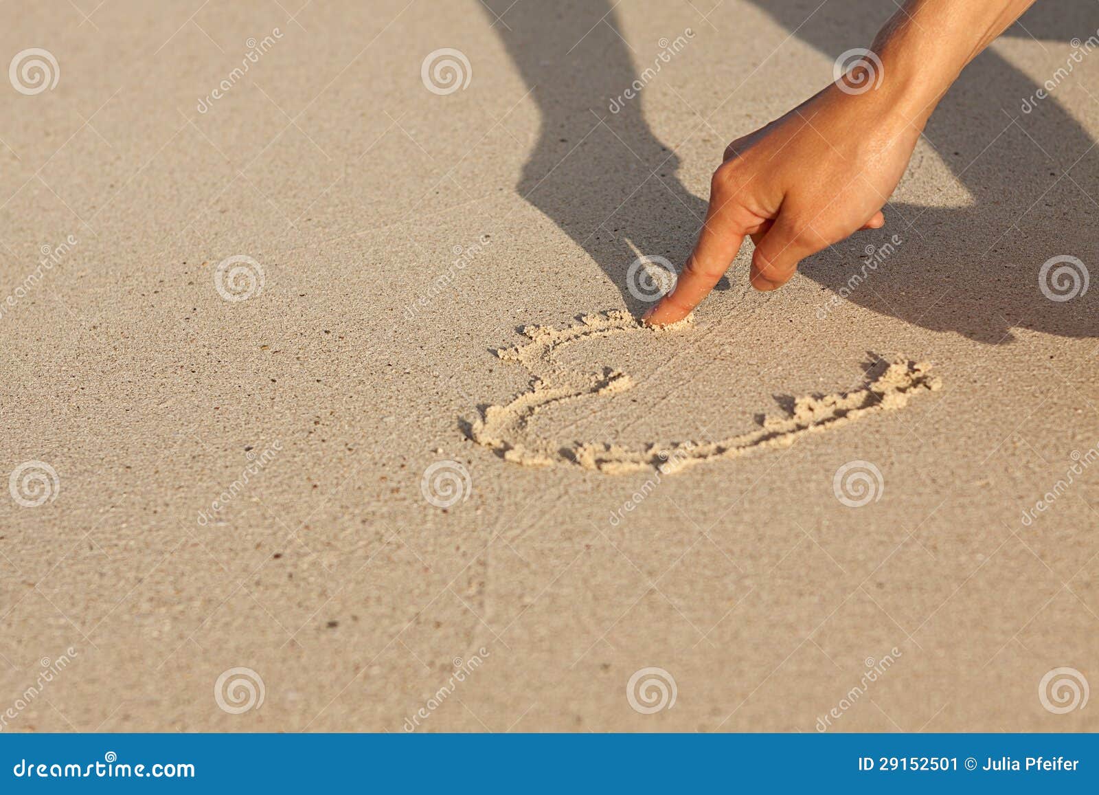 Hand Writing in Sand in Summer Holidays on Beach Stock Image - Image of ...
