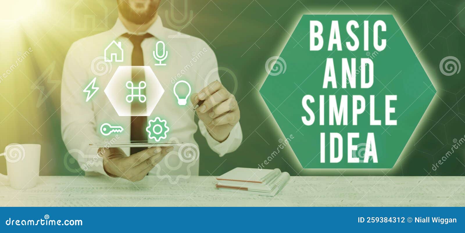 Hand Writing Sign Basic and Simple Idea. Conceptual Photo Plain Mental ...