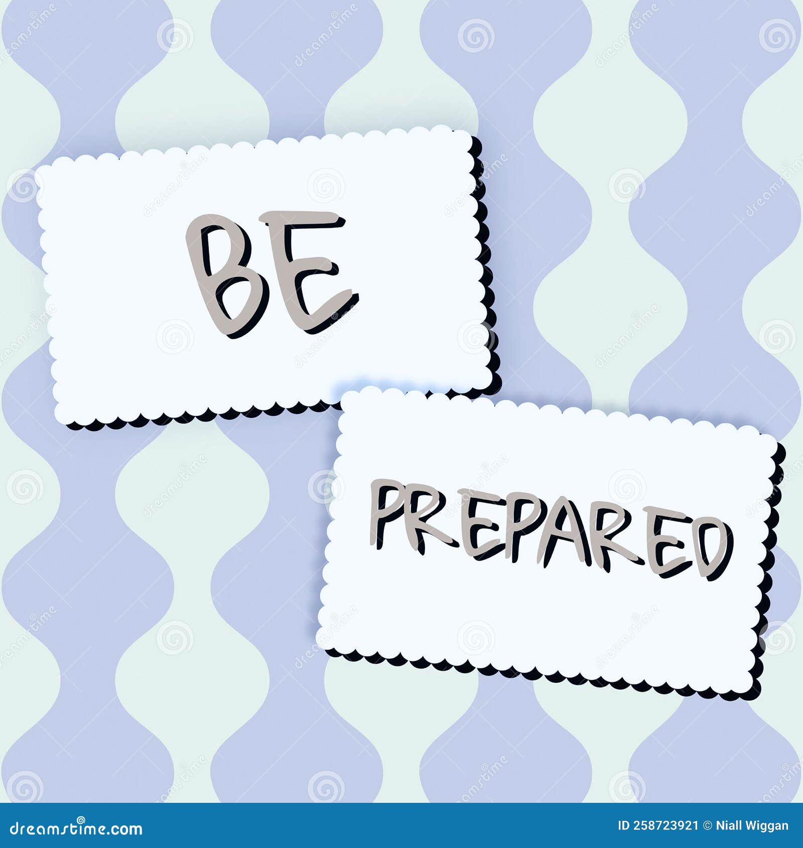 Hand Writing Sign Be Prepared. Business Approach Make Something Ready ...