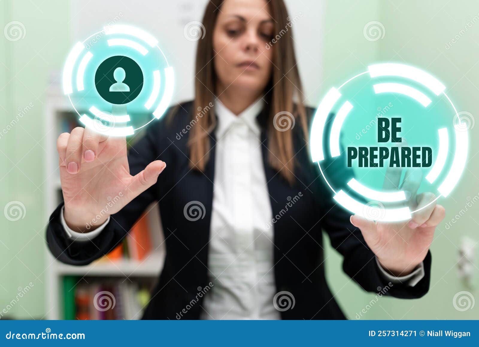 Hand Writing Sign Be Prepared. Word for Make Something Ready for Use or ...