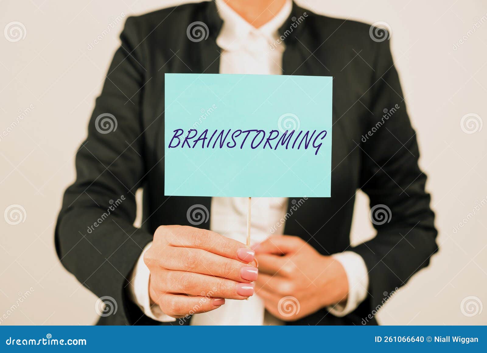 Writing Displaying Text Brain Storming. Business Approach Stimulating ...