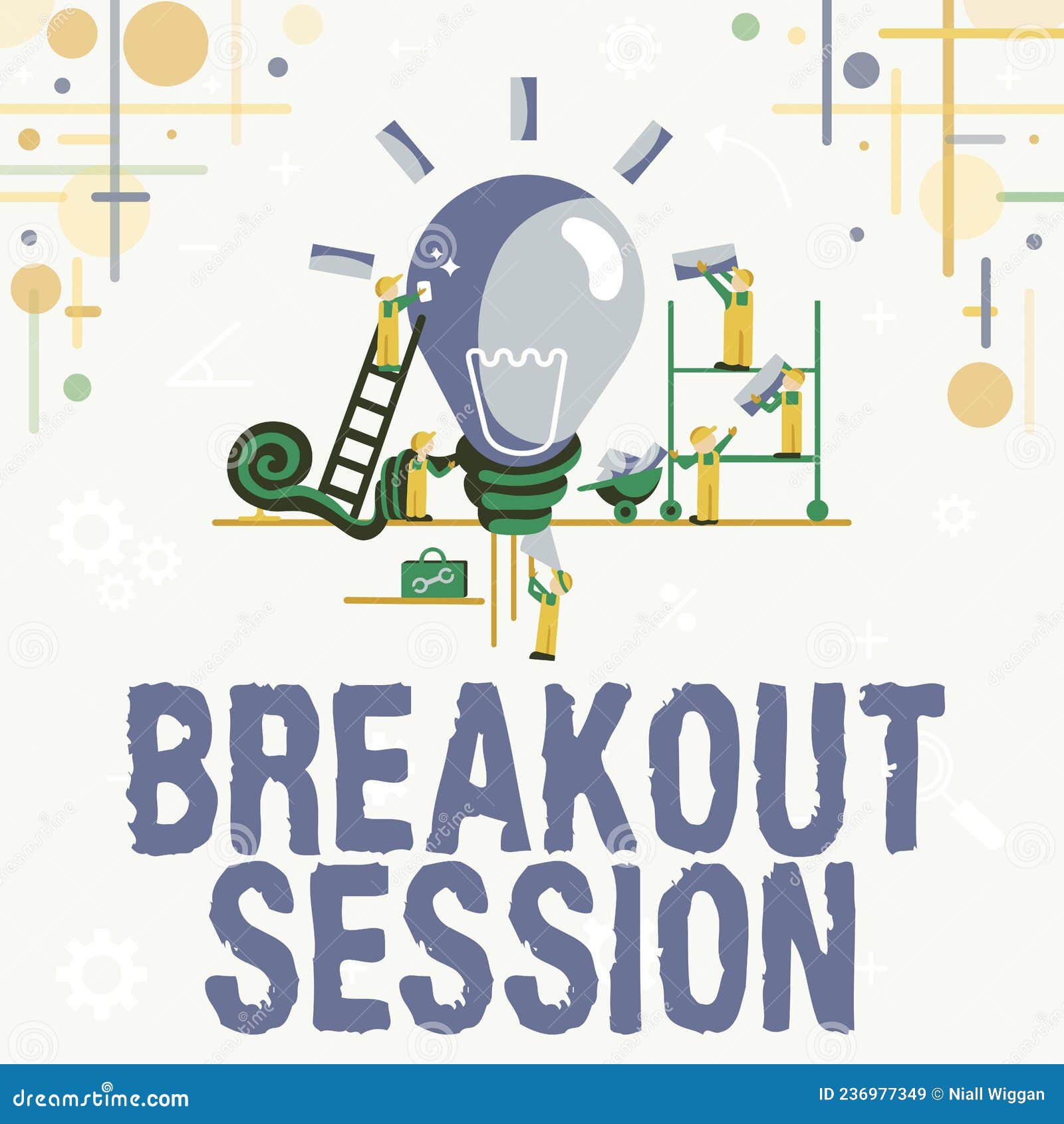 Hand Writing Sign Breakout Session. Business Concept Workshop ...