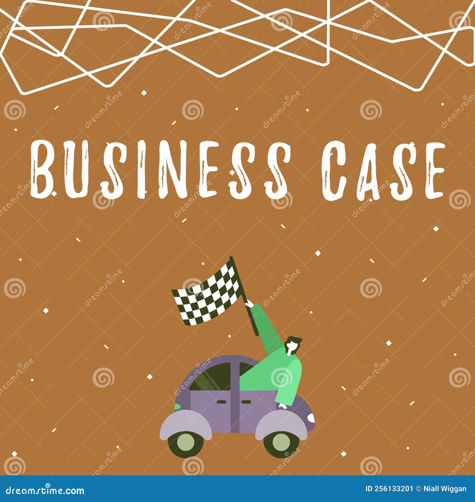 Sign Displaying Business Case. Business Overview Proposition ...