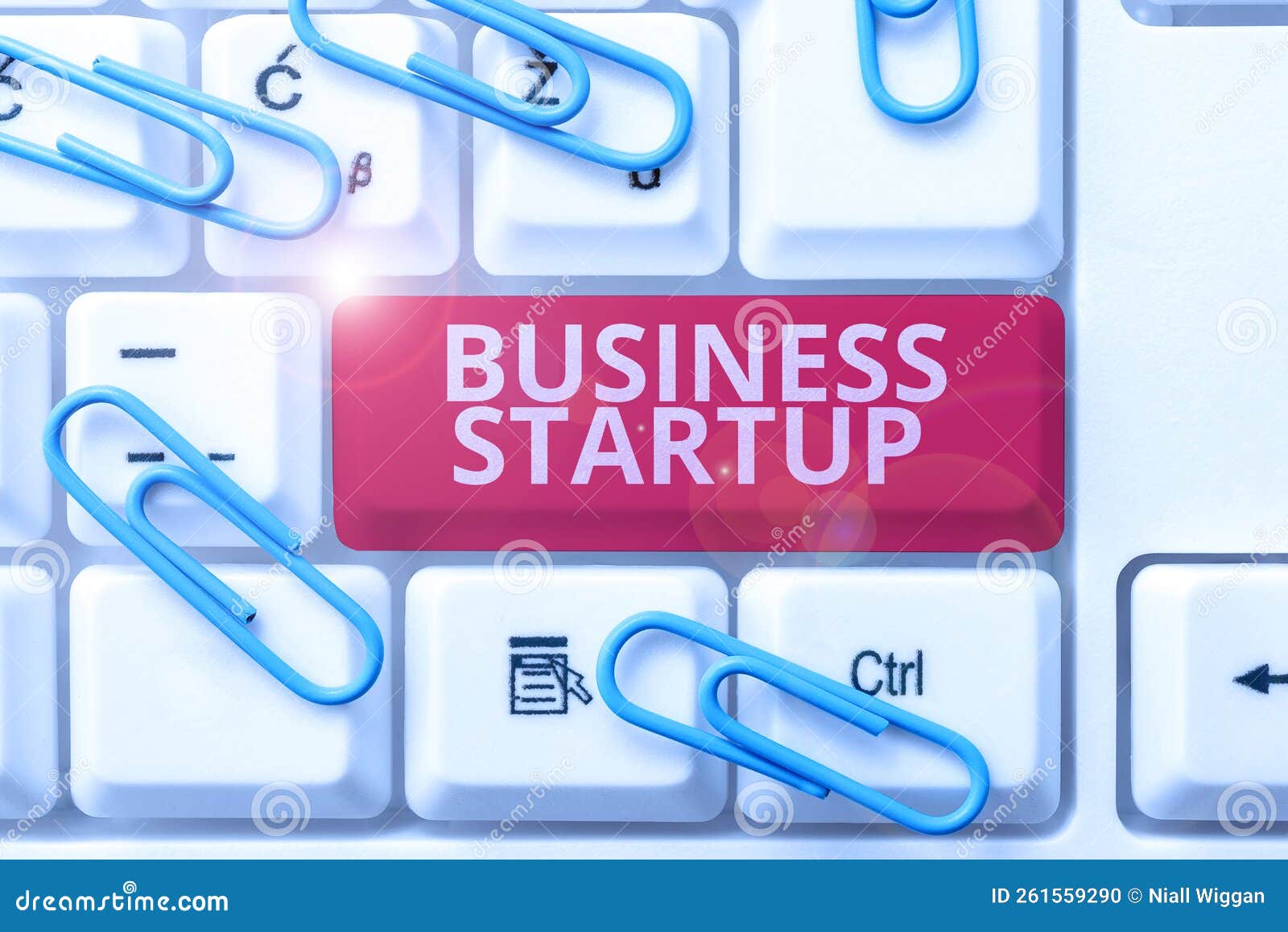 Hand Writing Sign Business Startup. Business Concept during the First ...