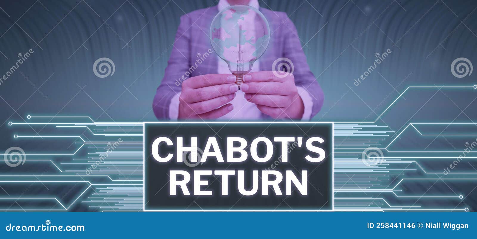 Text Caption Presenting Chabot S Return. Internet Concept the Come Back ...