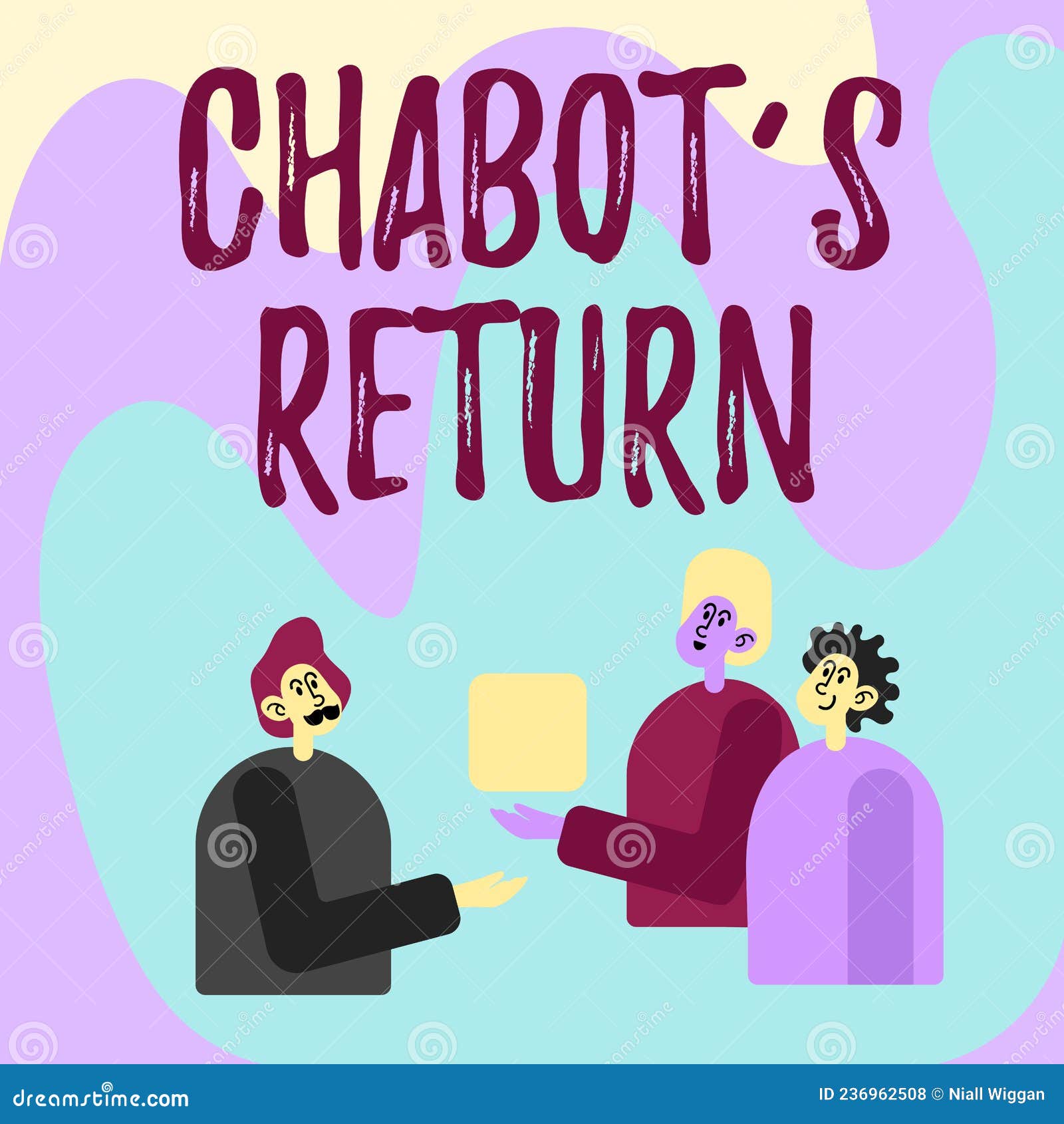 Chabot - Artificial Intelligence Robot Icon With Message On Isometric ...