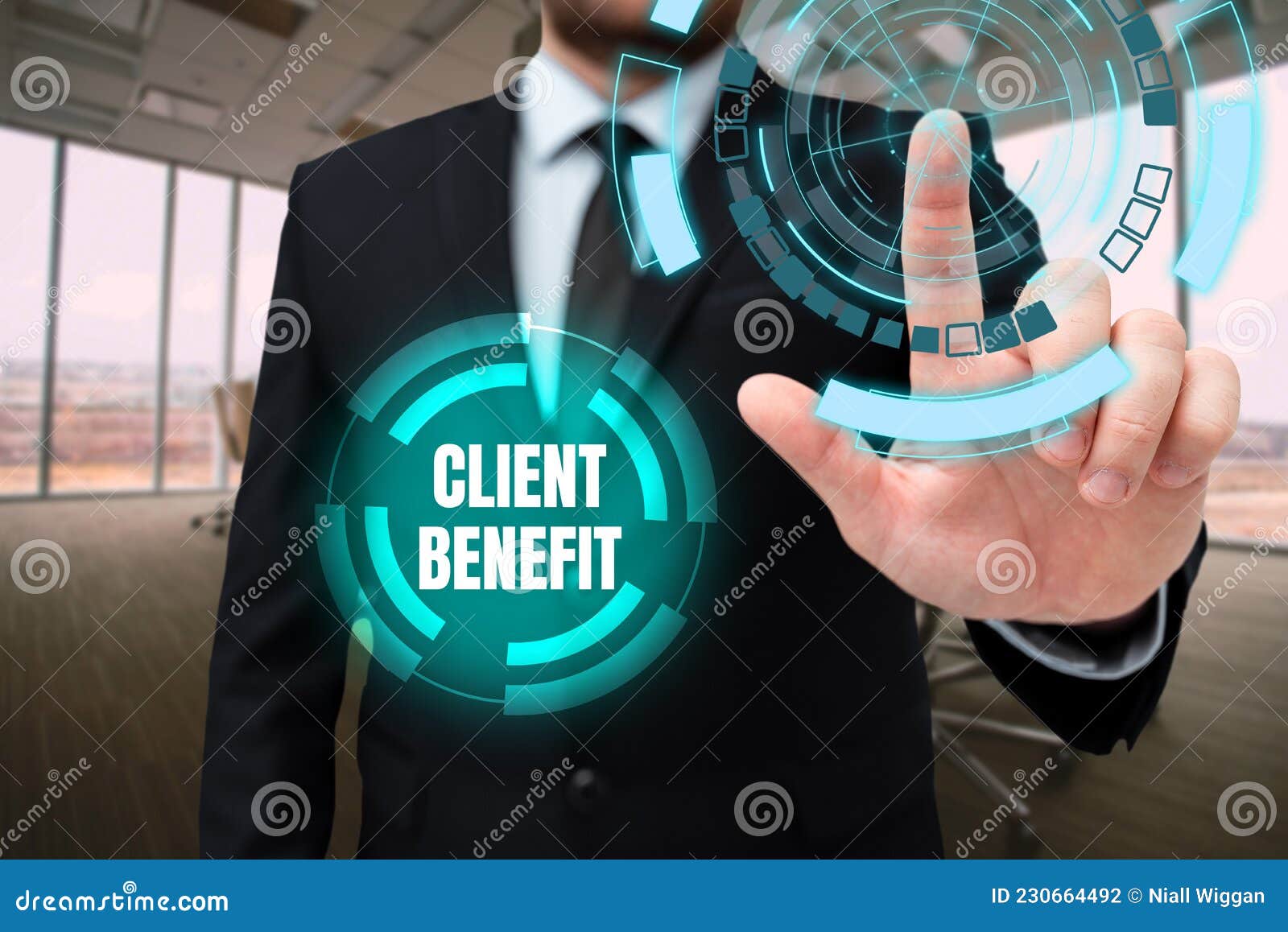 Text Sign Showing Client Benefit. Conceptual Photo the Real or ...