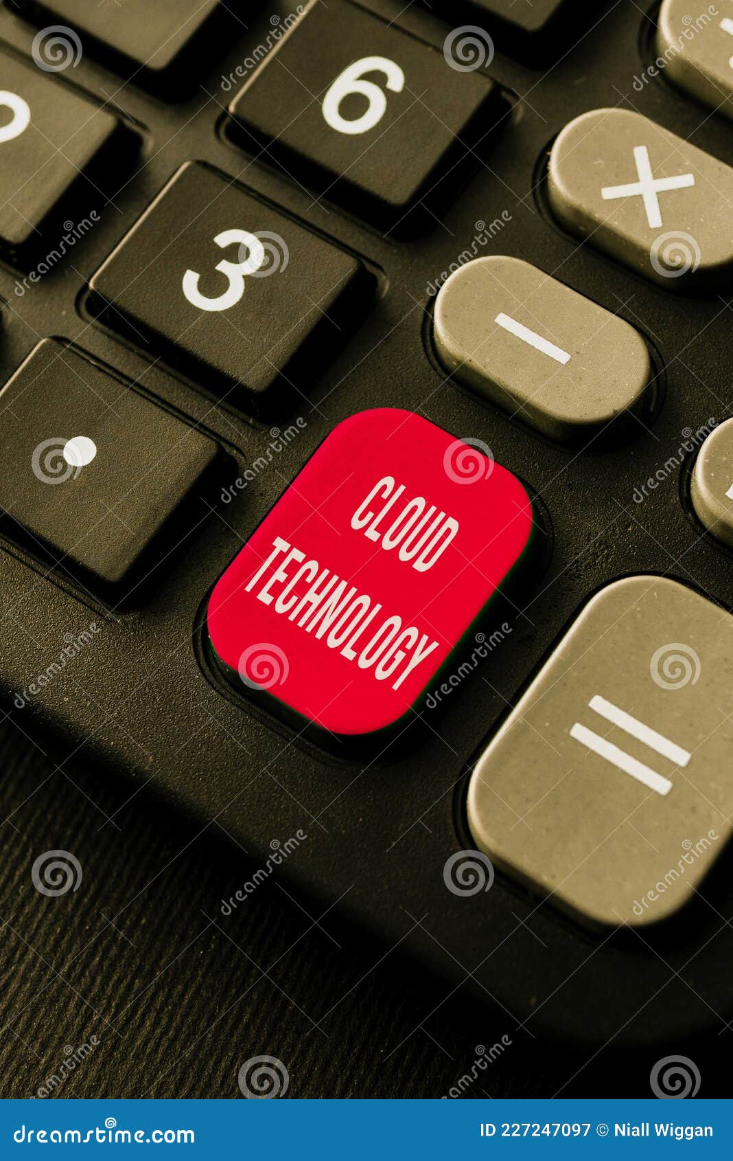 Hand Writing Sign Cloud Technology. Business Overview on Demand ...