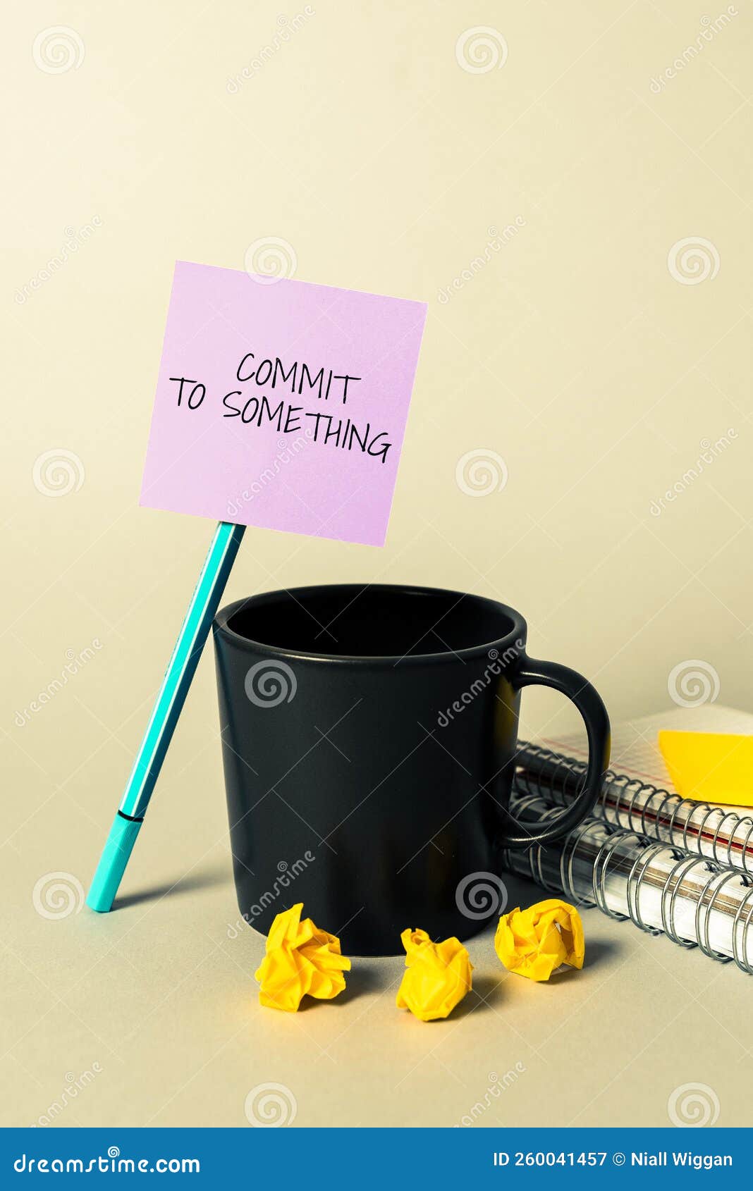 Hand Writing Sign Commit To Something. Internet Concept Consultancy ...