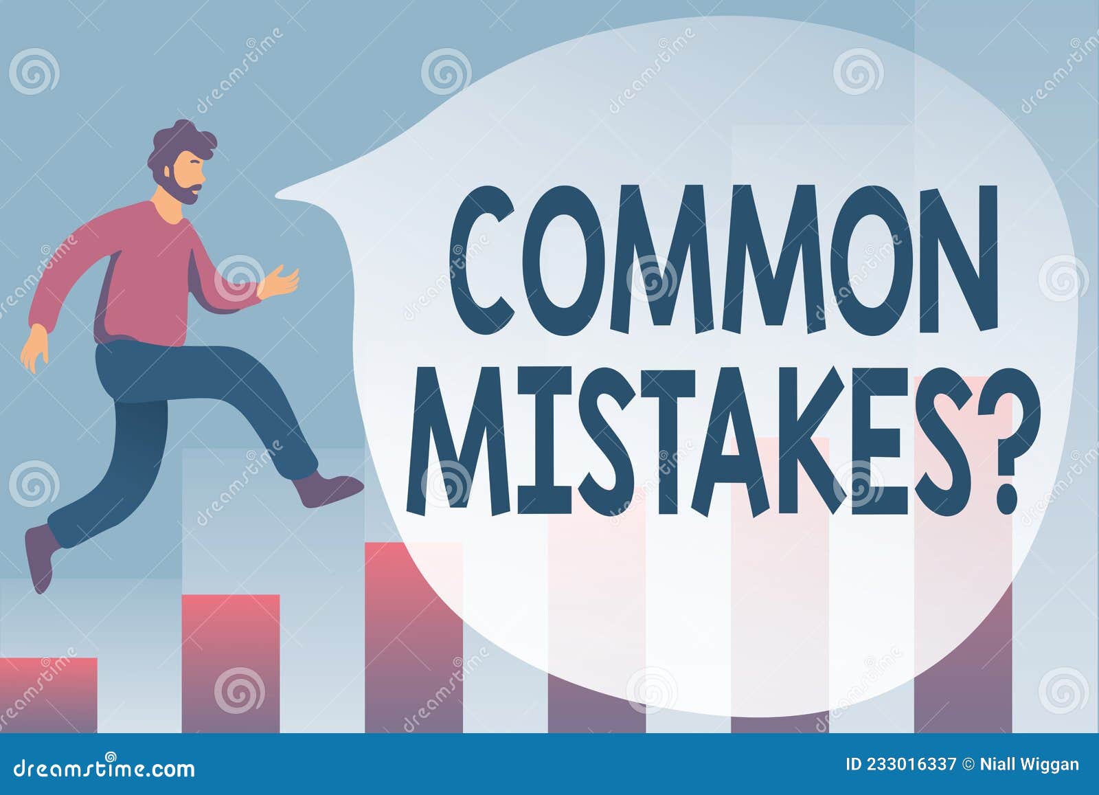 Hand Writing Sign Common Mistakes Question. Business Approach Repeat ...