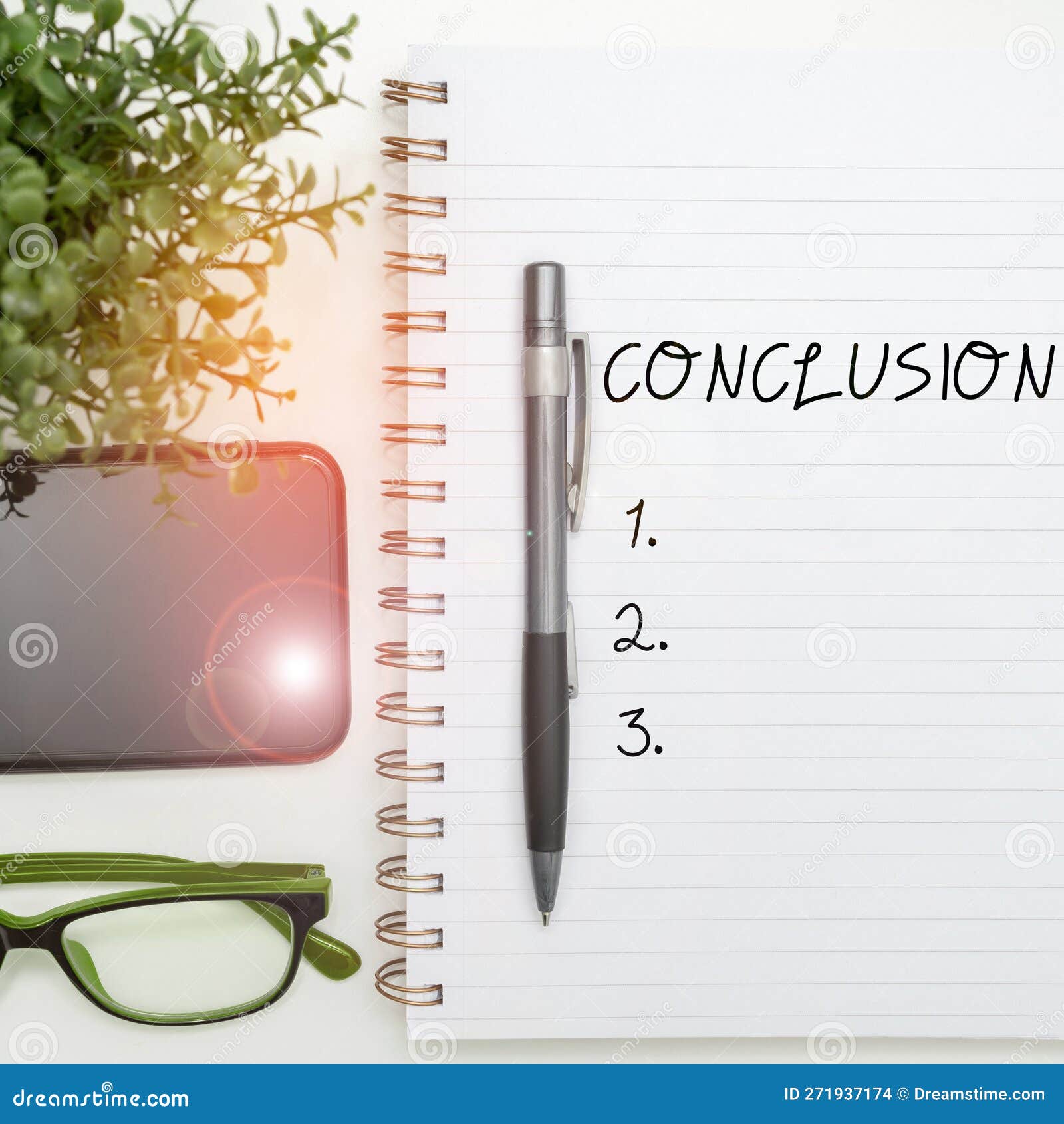 Handwriting Text Conclusion. Conceptual Photo Results Analysis Final ...