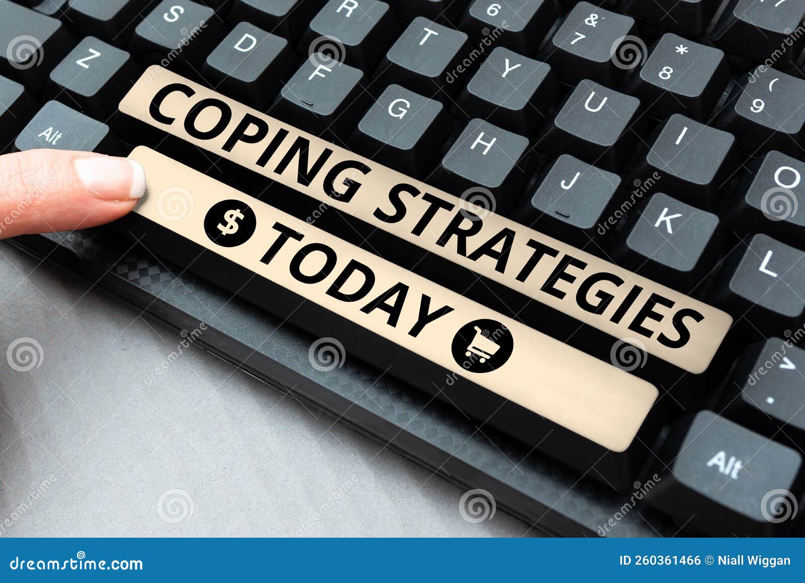 Hand Writing Sign Coping Strategies. Business Overview General Plan or ... Hand Writing Sign Coping Strategies. Business Overview General Plan or ...