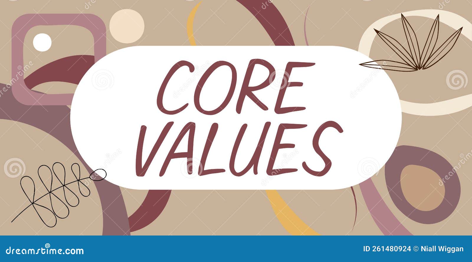 Hand Writing Sign Core Values. Conceptual Photo Principles Which Guide ...