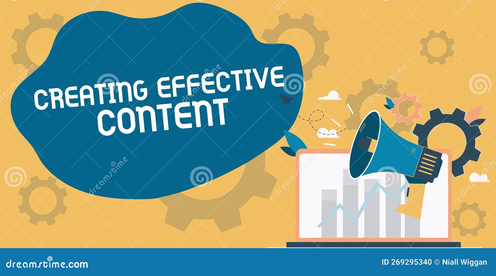 Hand Writing Sign Creating Effective Content. Internet Concept Valuable ...