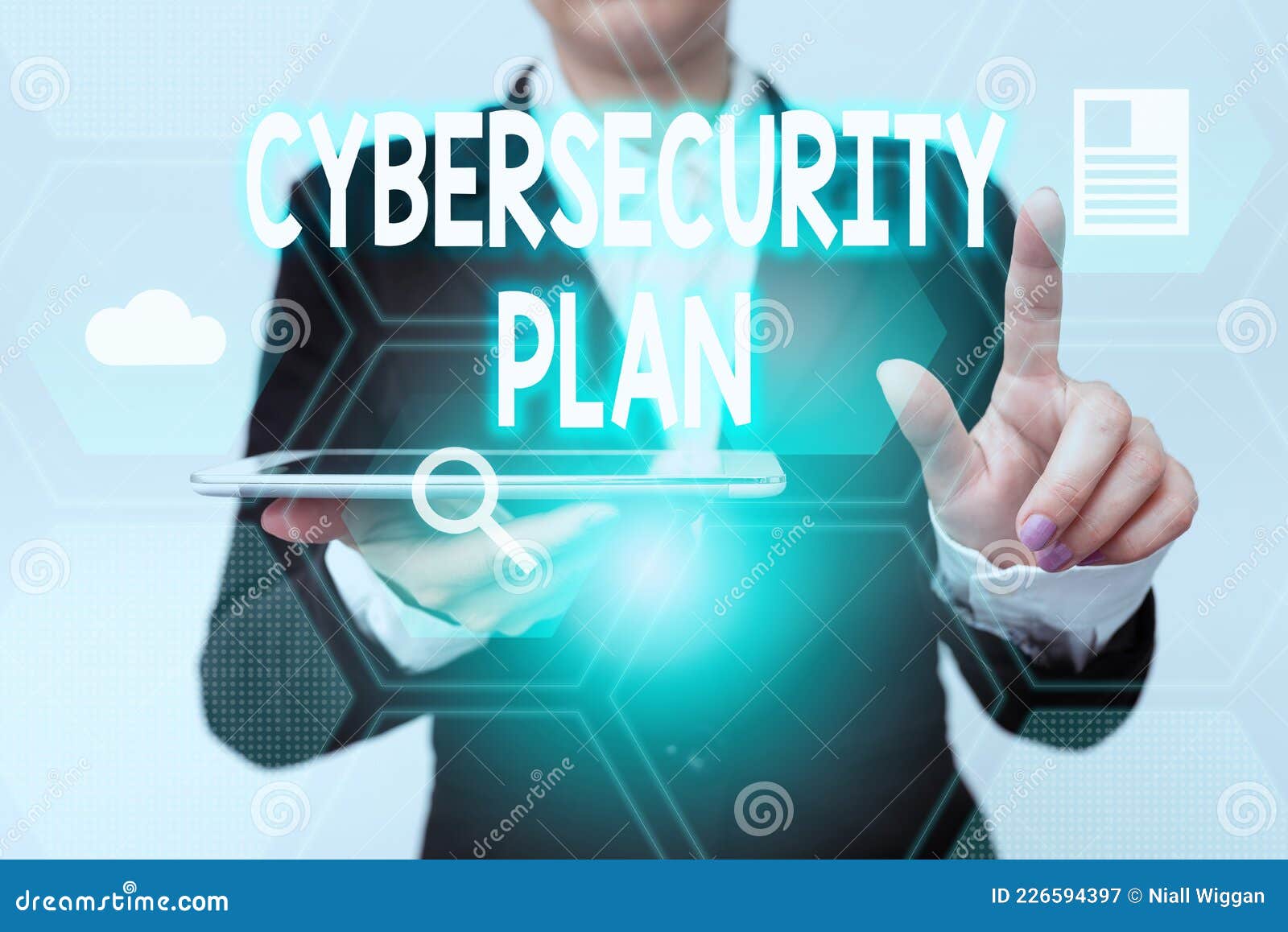 Hand Writing Sign Cybersecurity Plan. Business Idea Techniques of ...