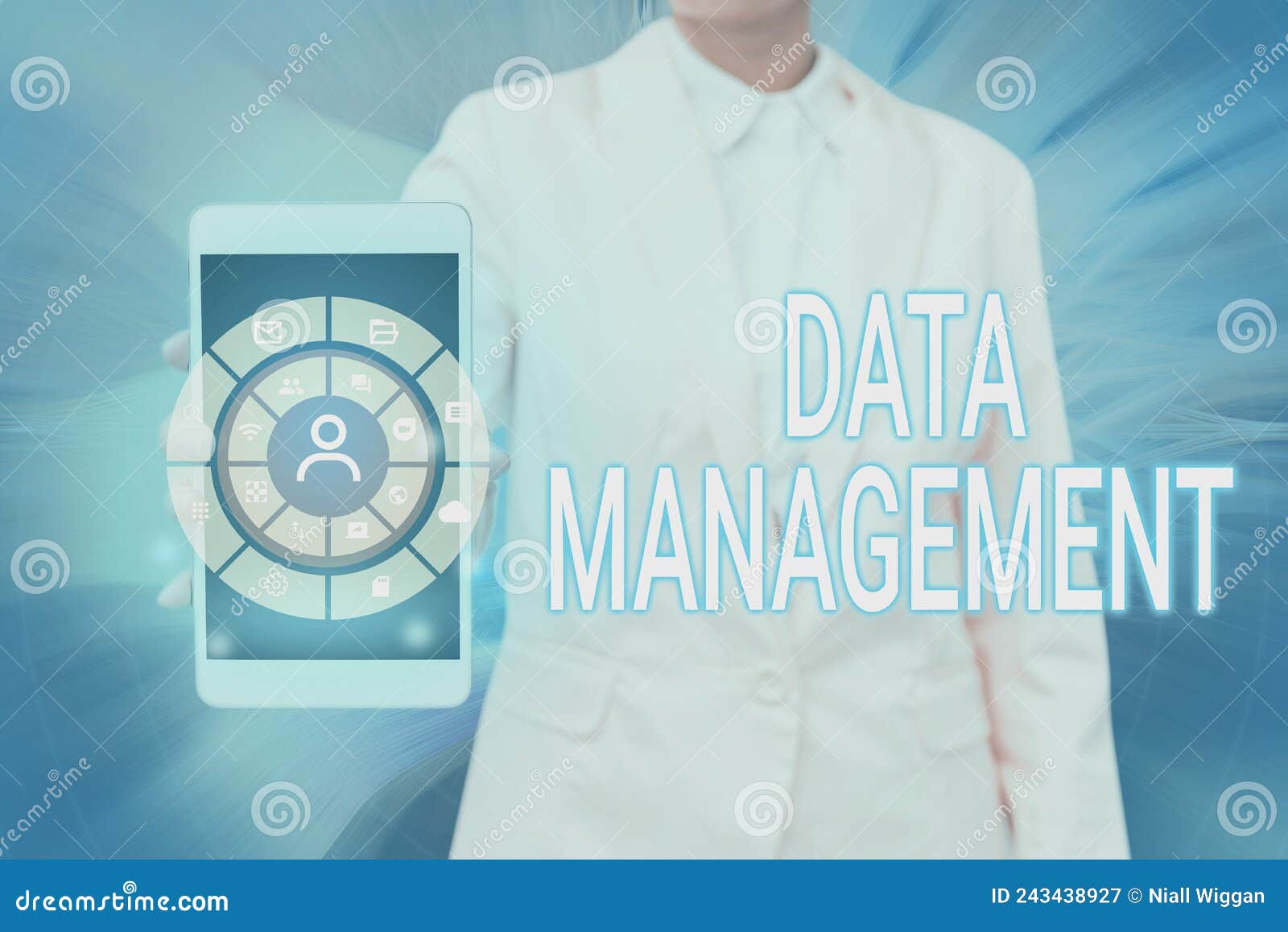 Inspiration Showing Sign Data Management. Business Concept the Practice ...