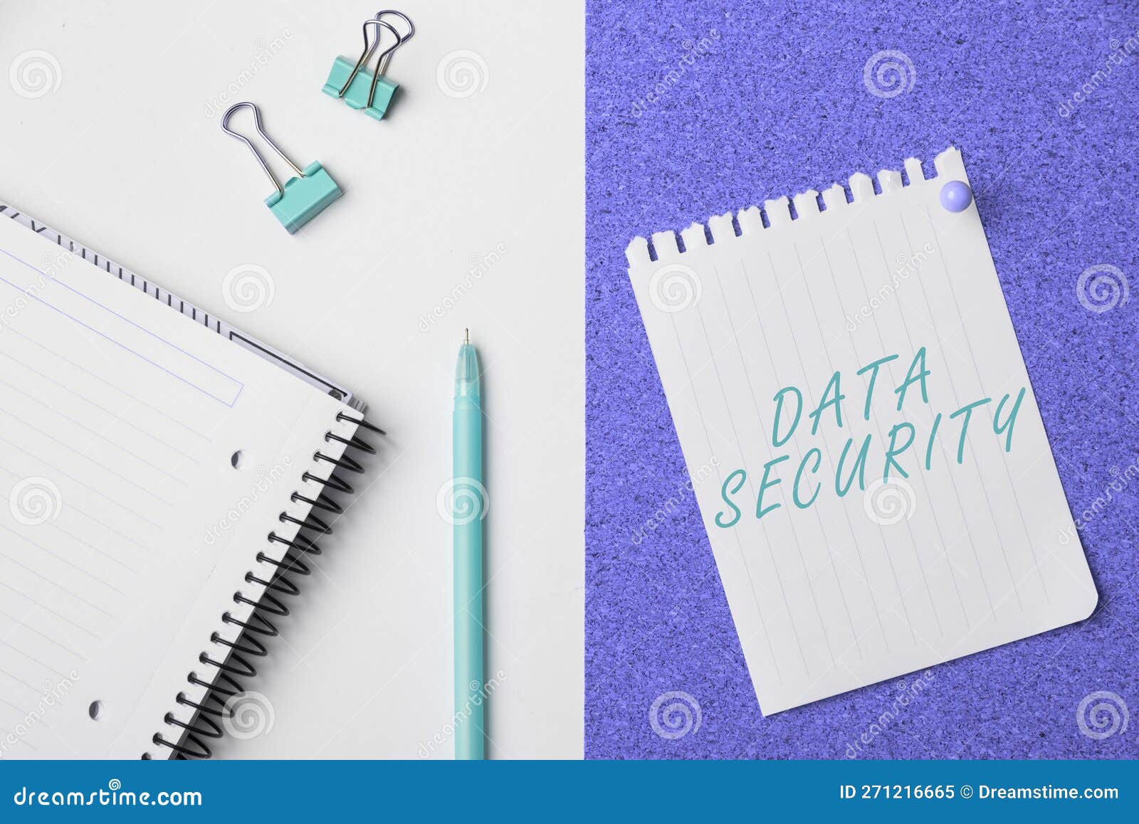Hand Writing Sign Data Security. Concept Meaning Confidentiality Disk ...