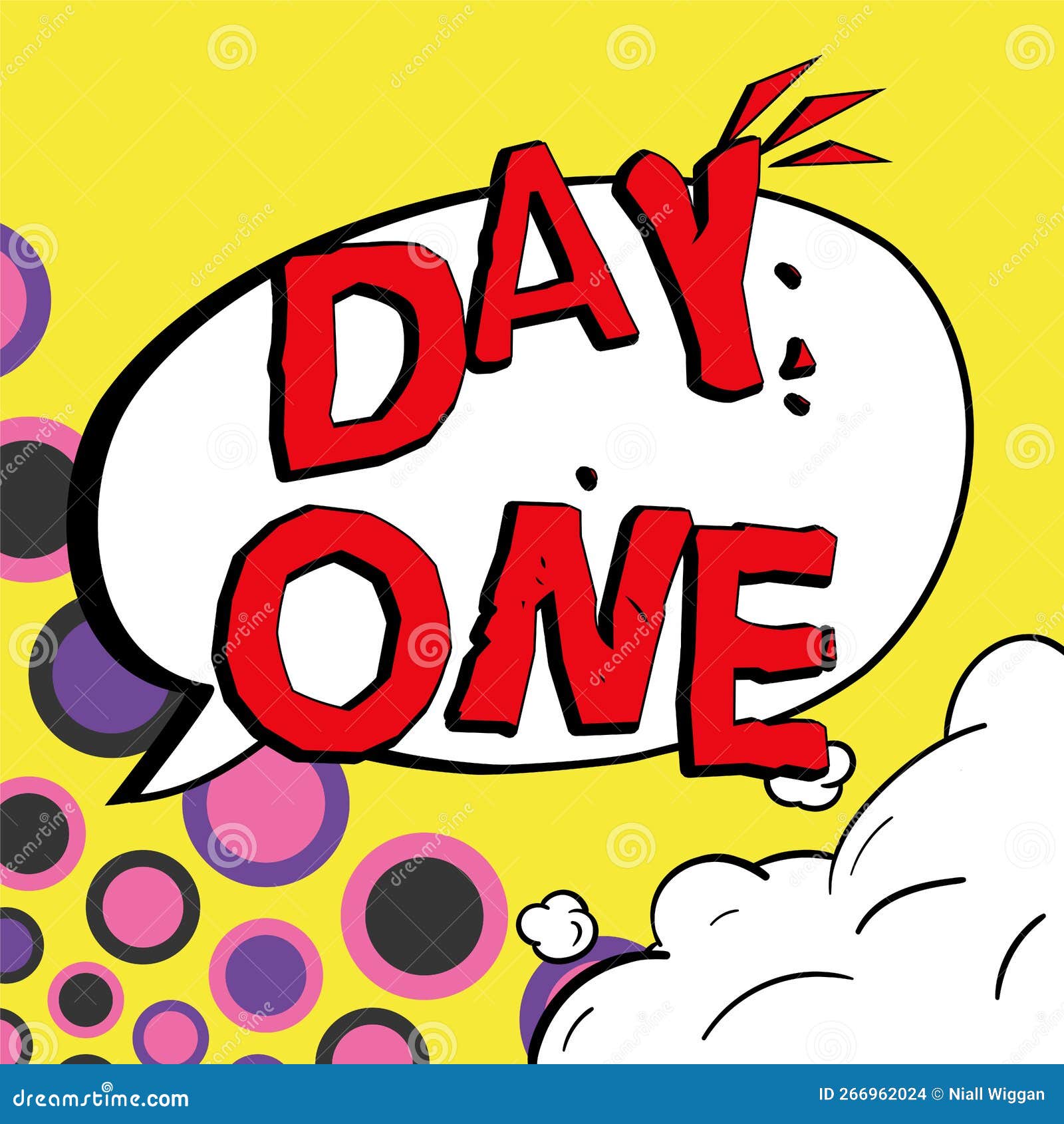 Hand Writing Sign Day One. Word Written on Start Moment First Step ...