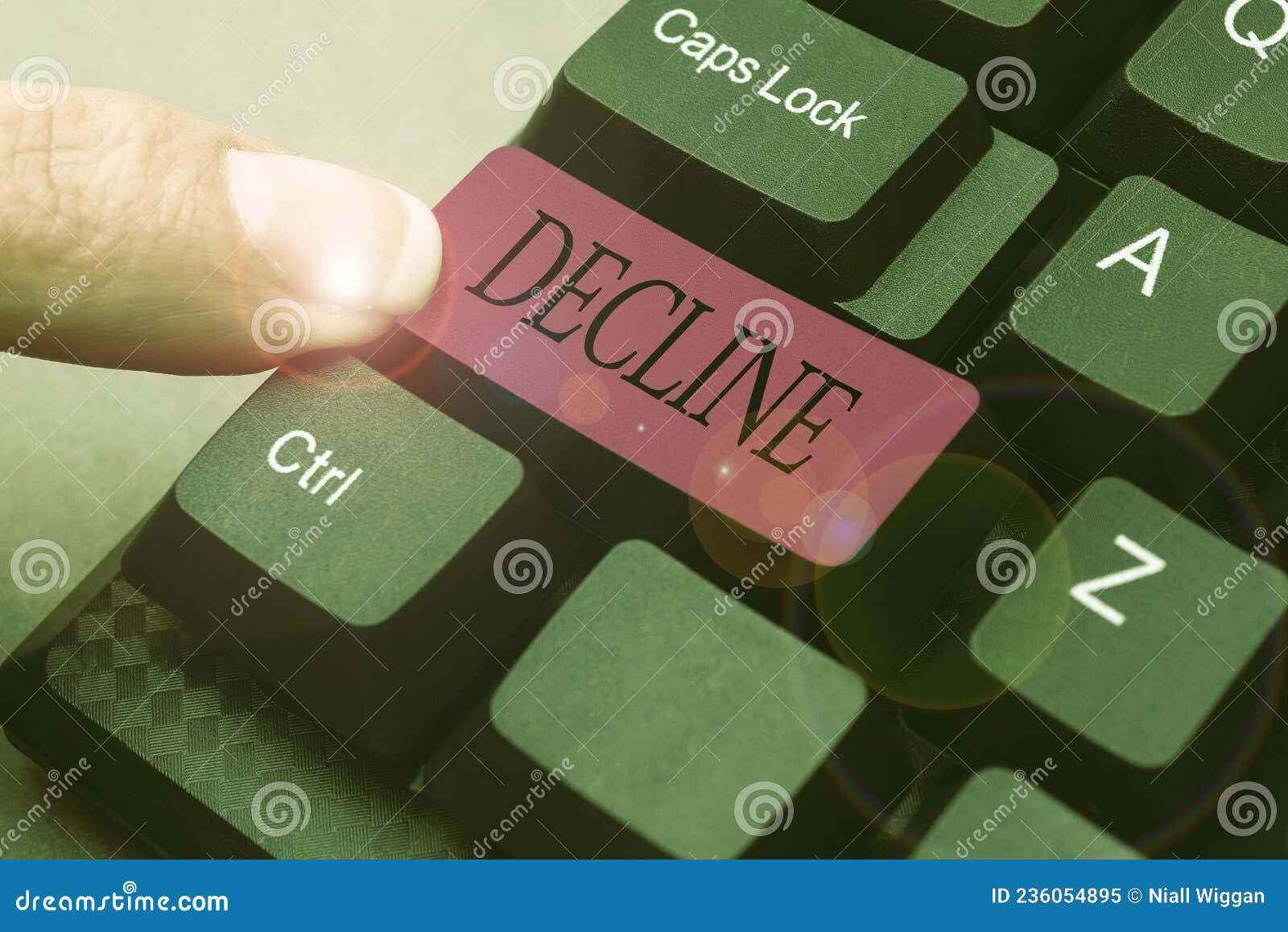 Text Sign Showing Decline. Conceptual Photo Become Smaller Fewer less ...