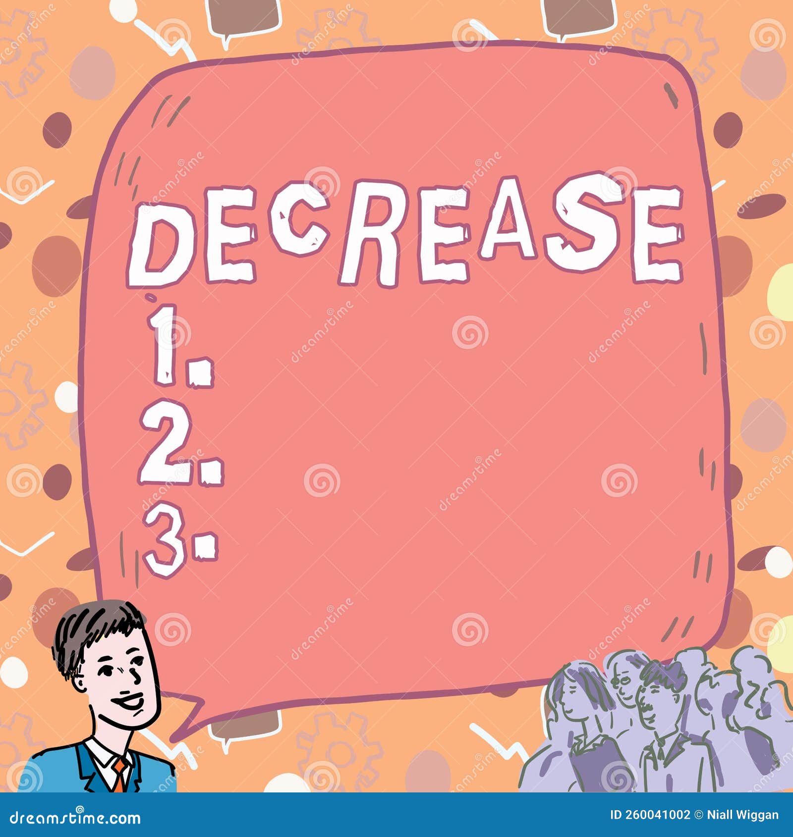 Hand Writing Sign Decrease. Internet Concept Make or Become Smaller or ...