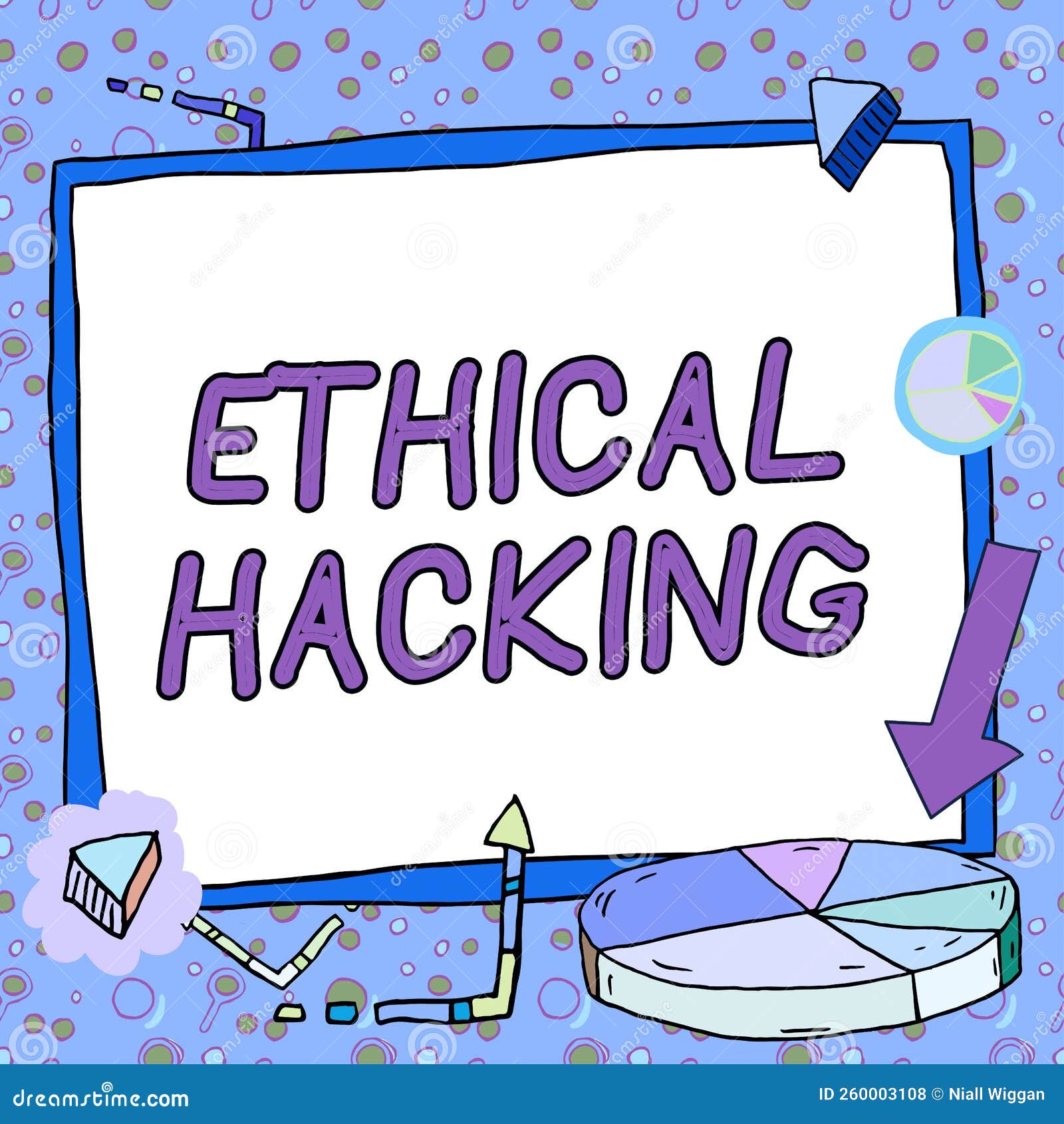 Hand Writing Sign Ethical Hacking. Concept Meaning a Legal Attempt of ...