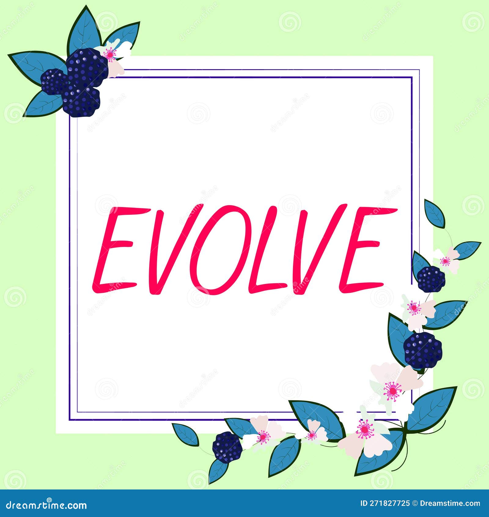 Hand Writing Sign Evolve. Internet Concept Develop Gradually Improve ...