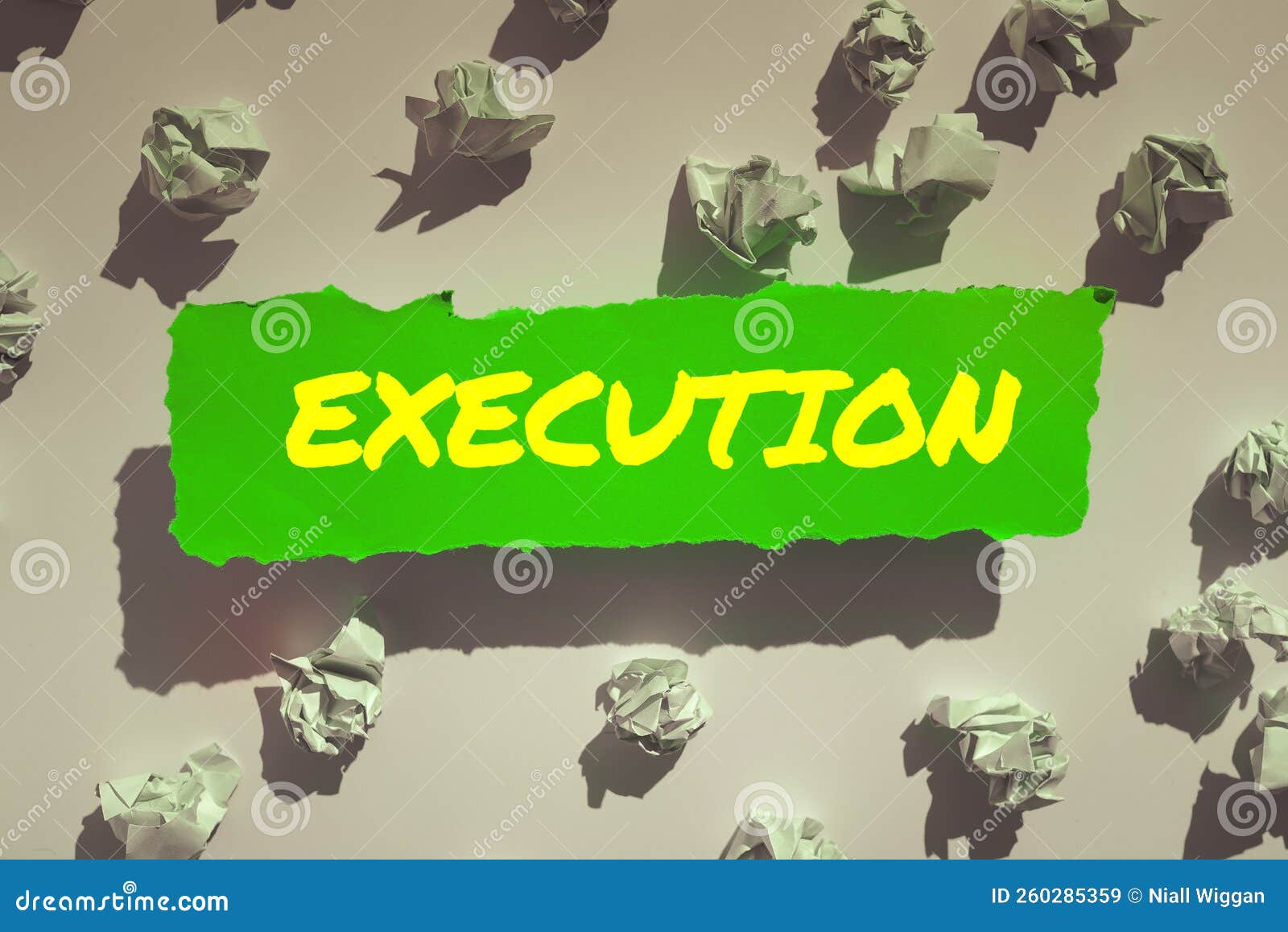 Hand Writing Sign Execution. Word for Single Instance Witnessing or ...