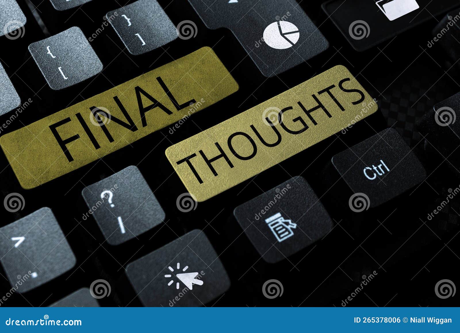 Inspiration Showing Sign Final Thoughts. Conceptual Photo Conclusion ...