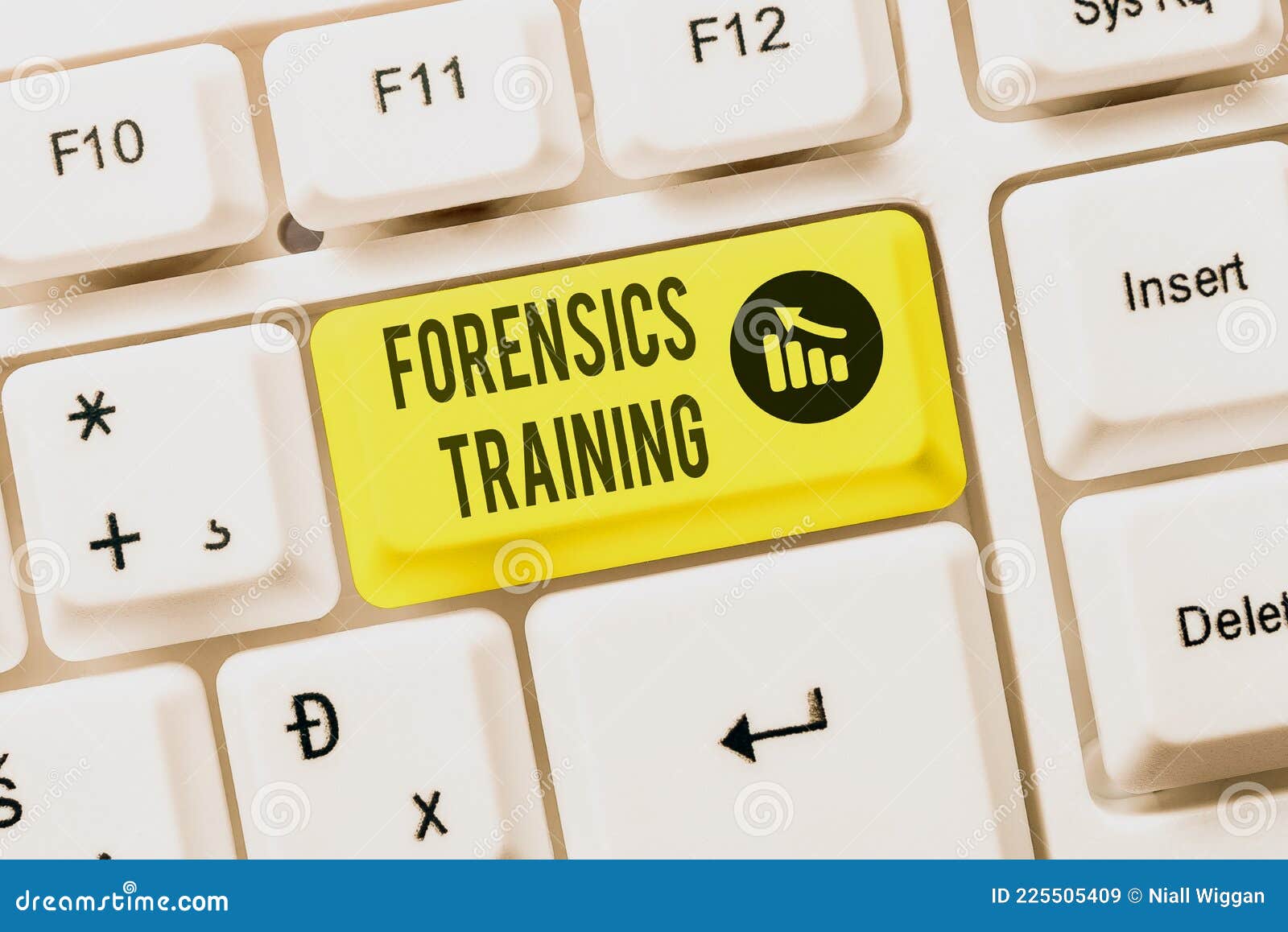 Hand Writing Sign Forensics Training. Conceptual Photo Scientific ...
