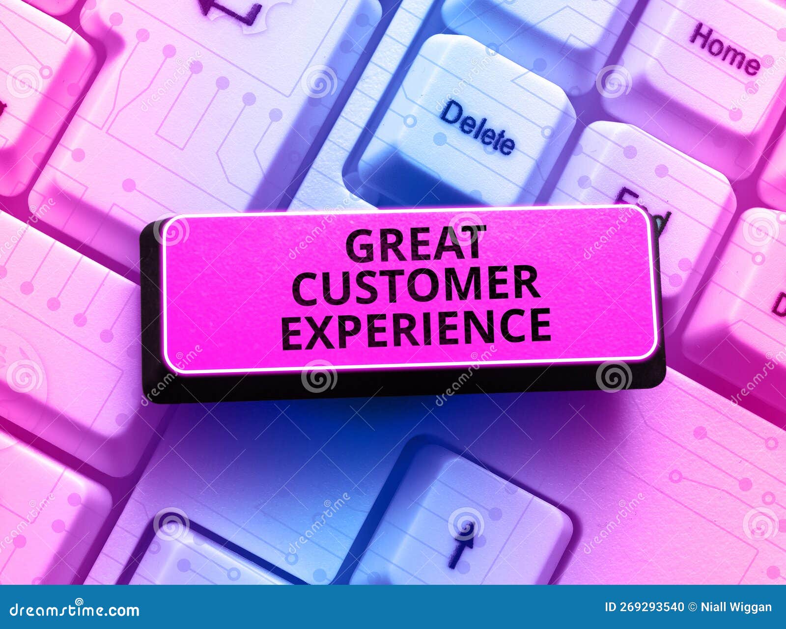 Handwriting Text Great Customer Experience. Conceptual Photo Responding ...