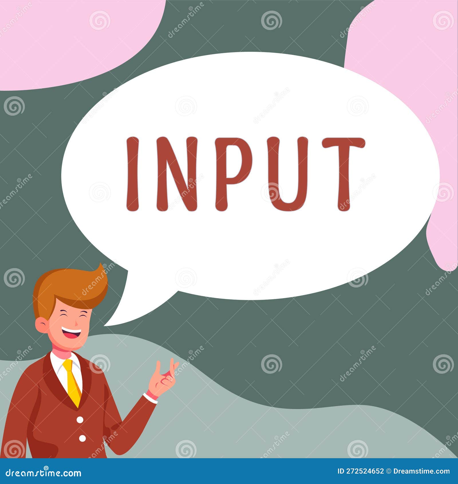 Hand Writing Sign Input. Internet Concept Place Where Device through ...