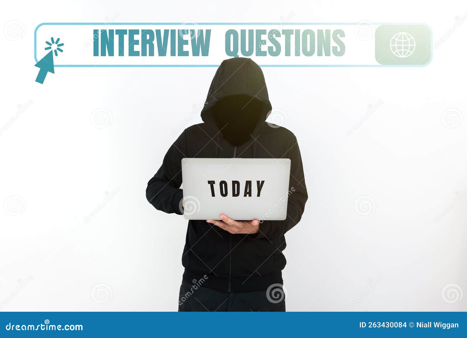 Text Caption Presenting Interview Questions. Concept Meaning Typical ...