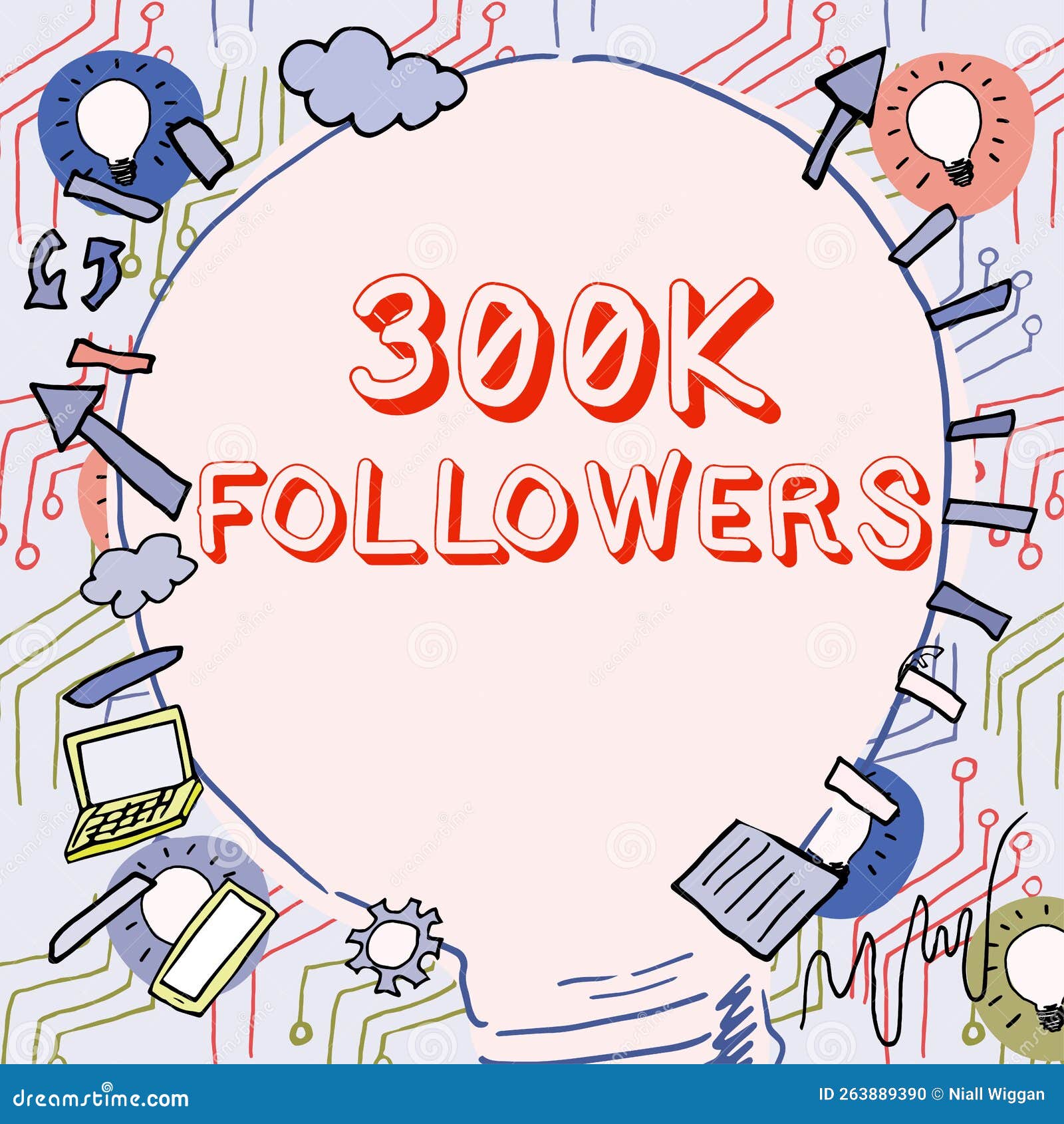 Hand Writing Sign 300K Followers. Business Concept Number of ... Hand Writing Sign 300K Followers. Business Concept Number of ...