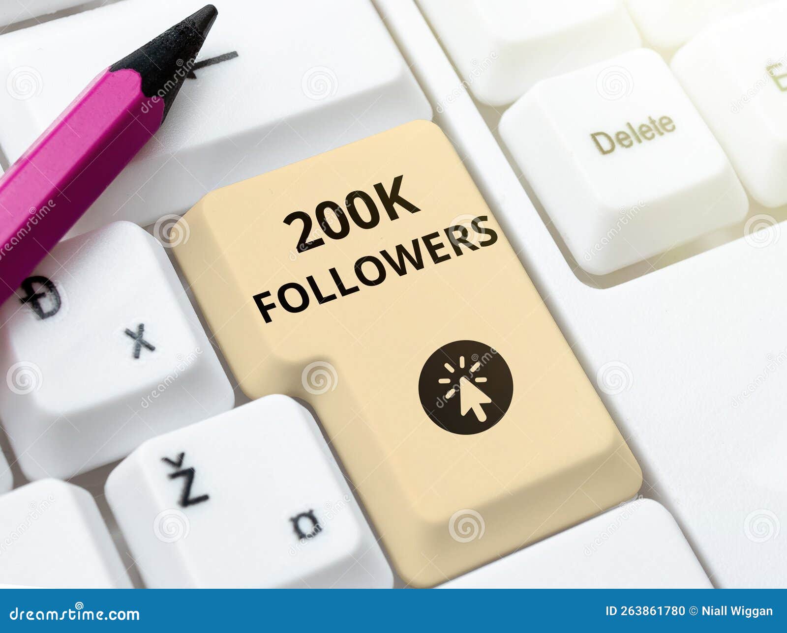 Conceptual Display 200K Followers. Business Concept Number of ... Conceptual Display 200K Followers. Business Concept Number of ...