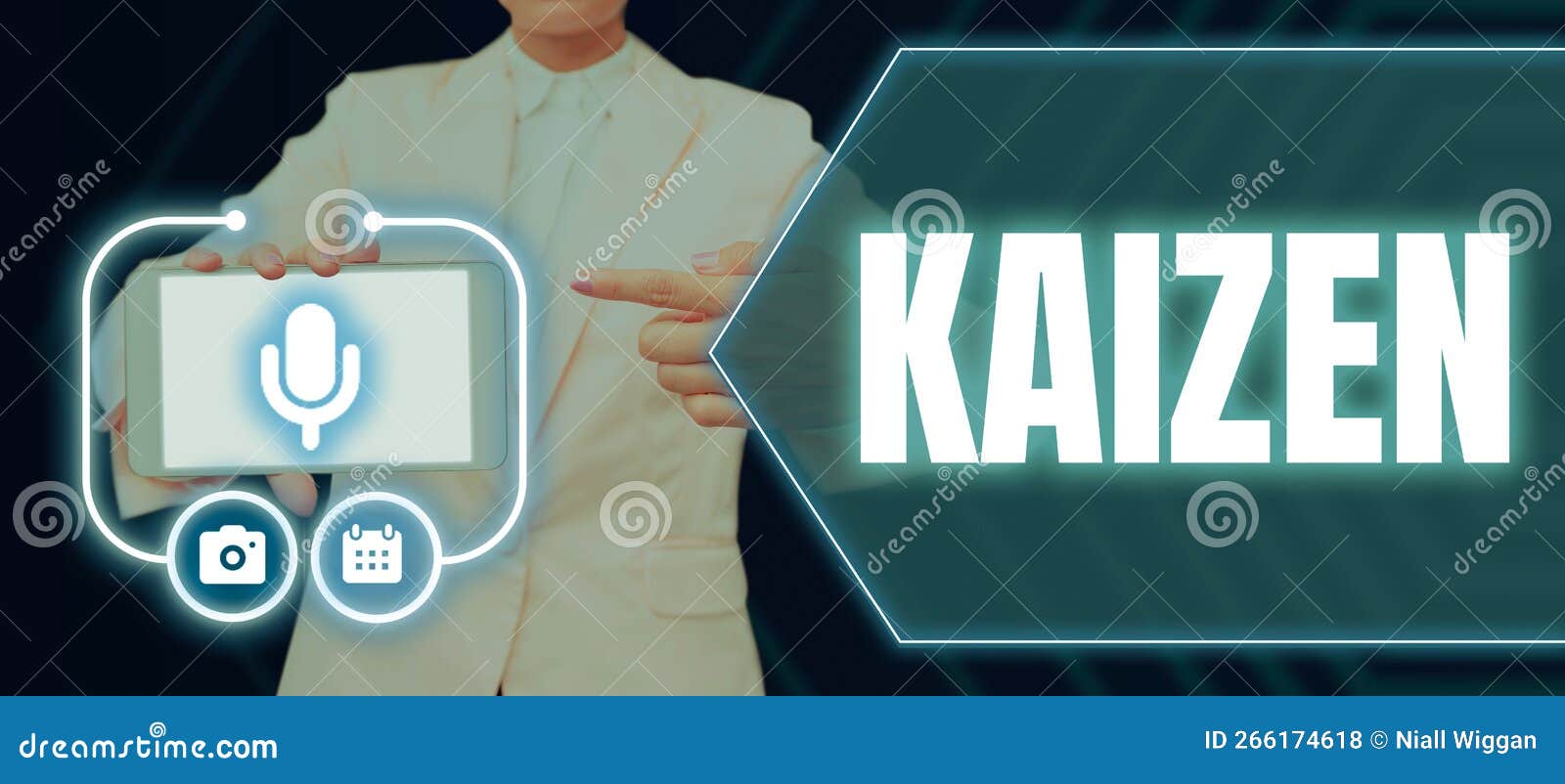 Handwriting Text Kaizen. Word for a Japanese Business Philosophy of ... Handwriting Text Kaizen. Word for a Japanese Business Philosophy of ...