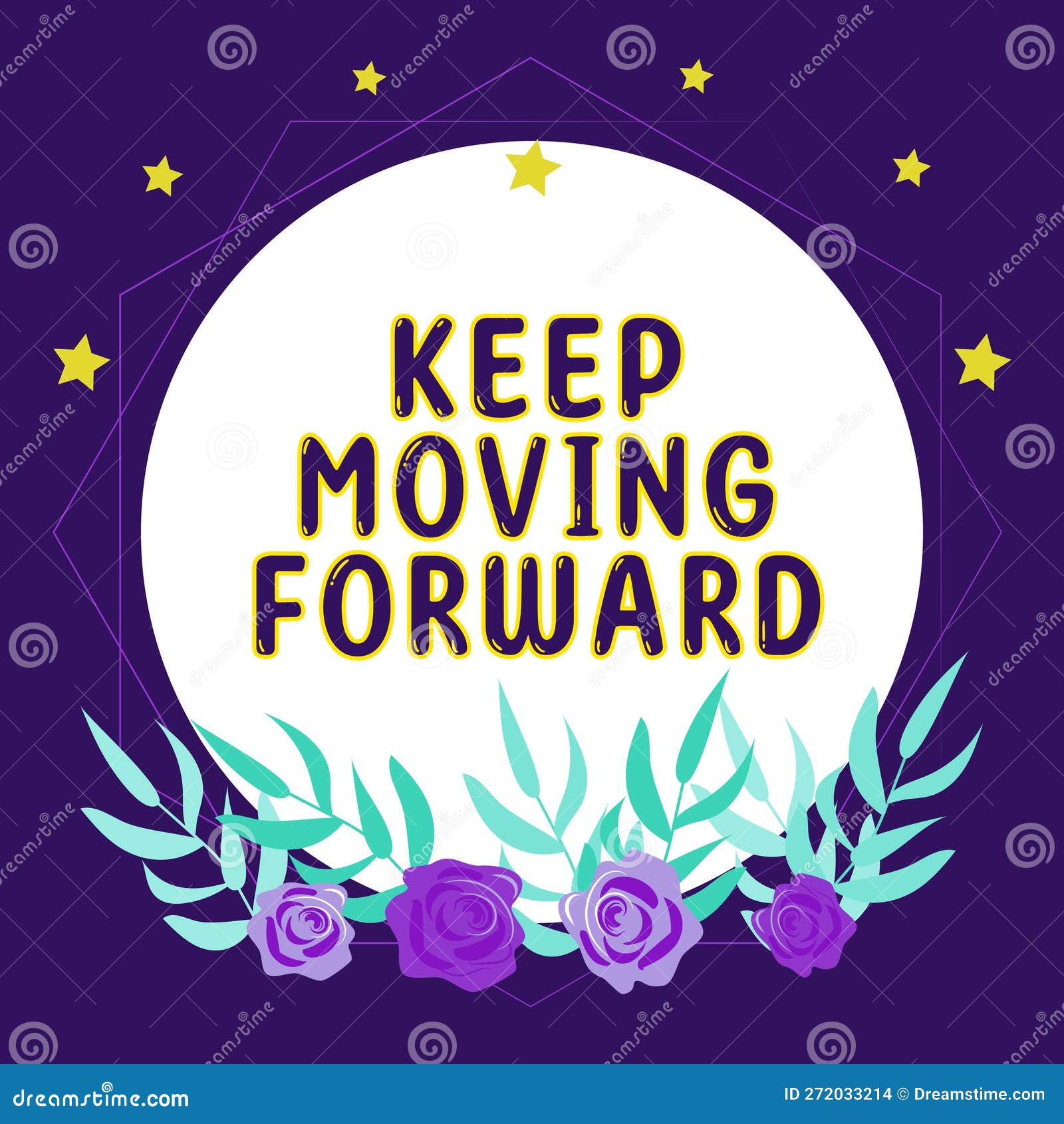 Hand Writing Sign Keep Moving Forward. Word for Invitation Anyone Not ...